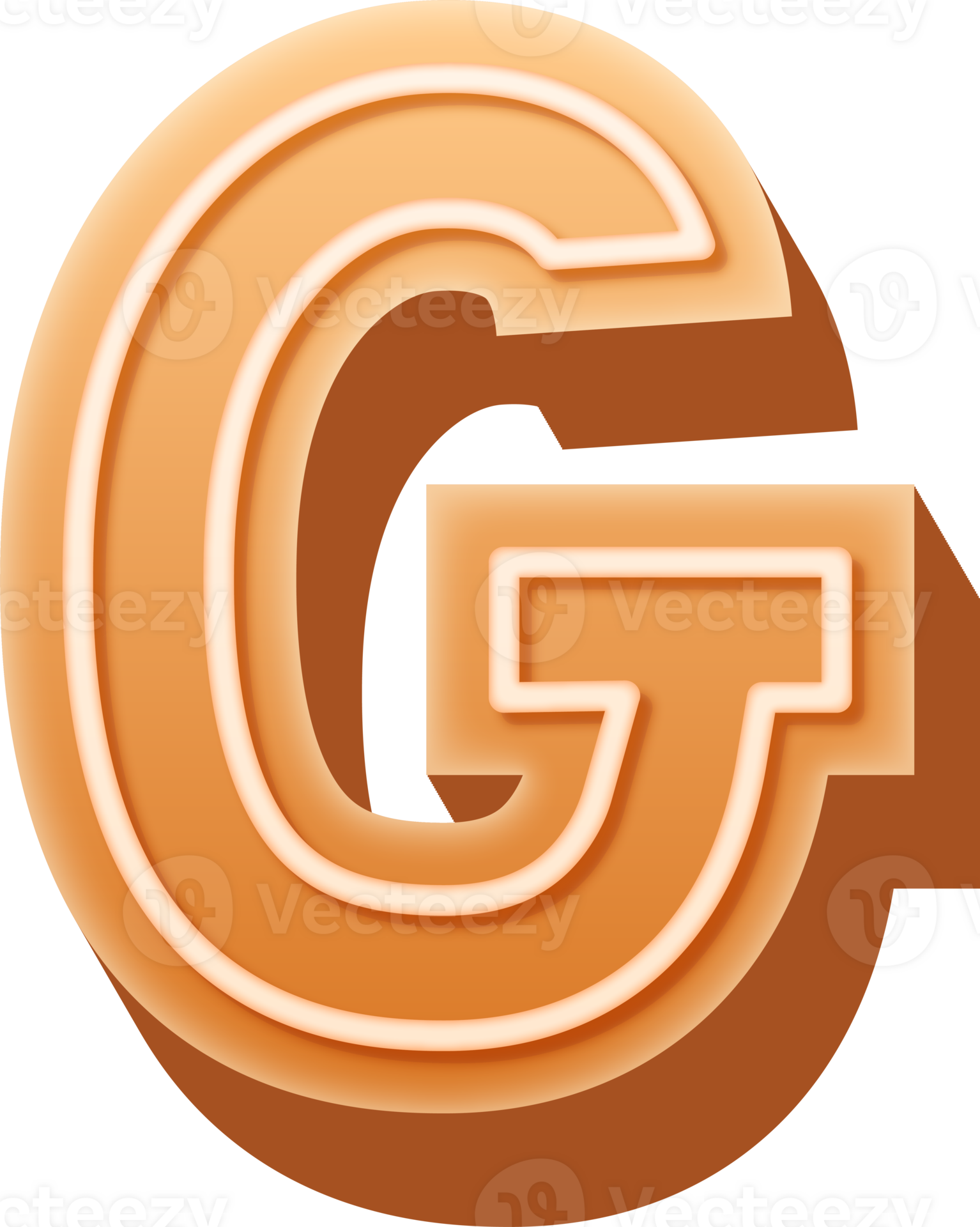 Gingerbread Alphabet Letter G 36005045 Png