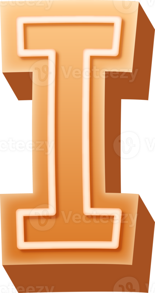 Gingerbread Alphabet Letter I 36005050 PNG
