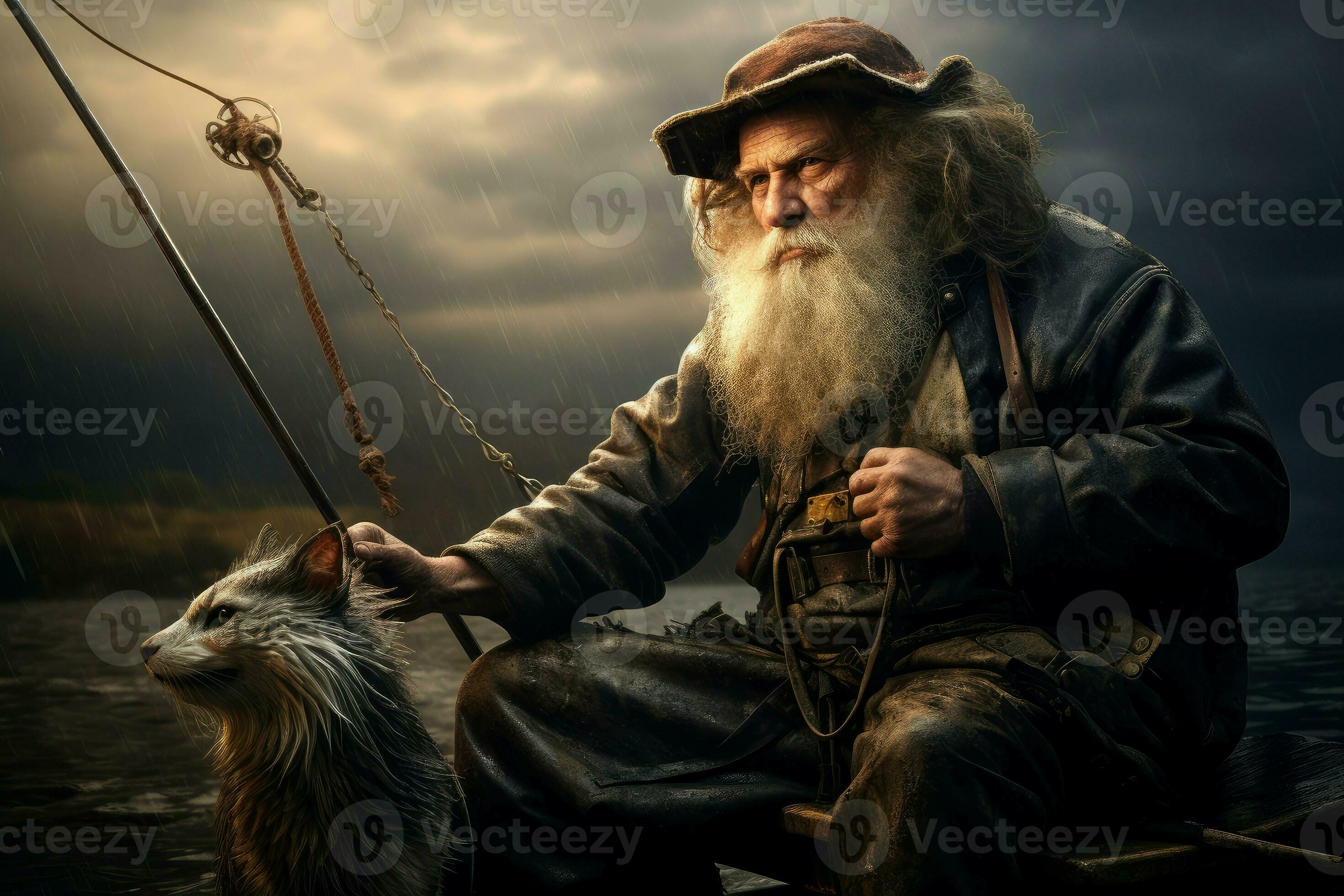 AI generated Skilled Man fishing boat. Generate Ai 36006567 Stock Photo ... AI generated Skilled Man fishing boat. Generate Ai 36006567 Stock Photo ...