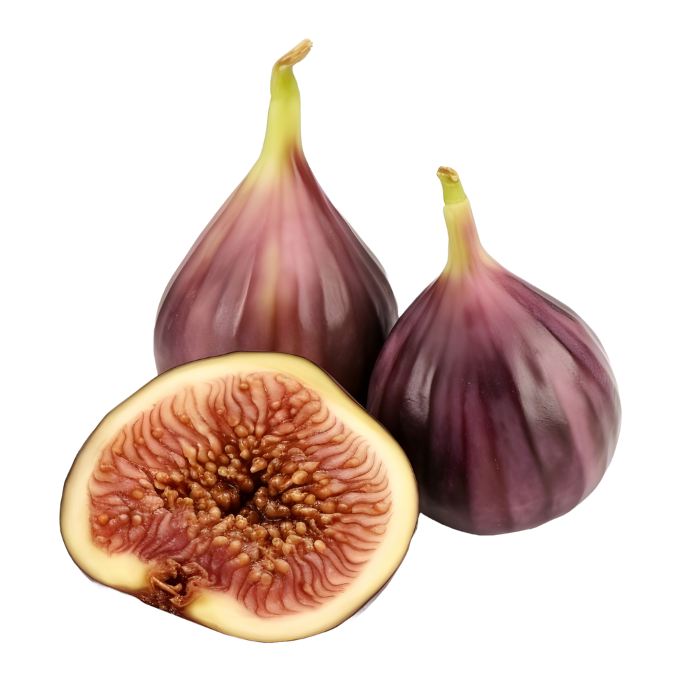 AI generated Fresh Common Figs on Transparent background - Ai Generated 36007641 PNG