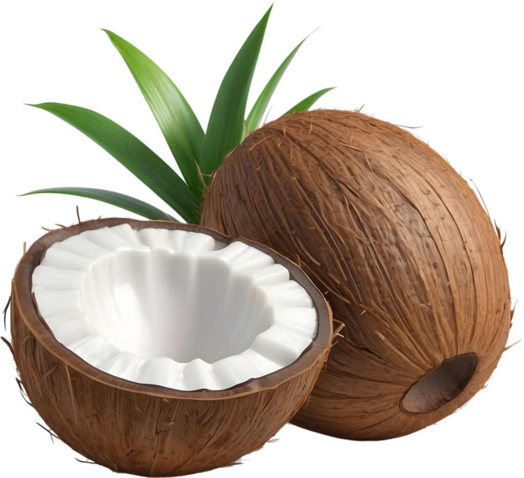 ai generado Coco Fruta png 36009600 PNG