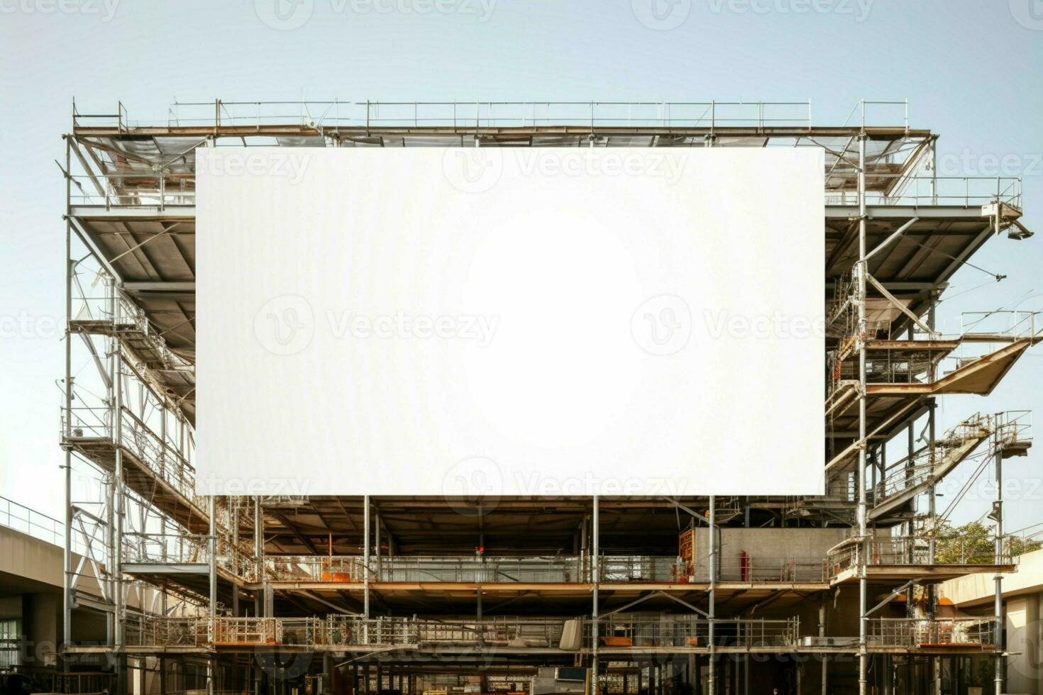 AI generated Project planning perfection Scaffold and building mock up ...