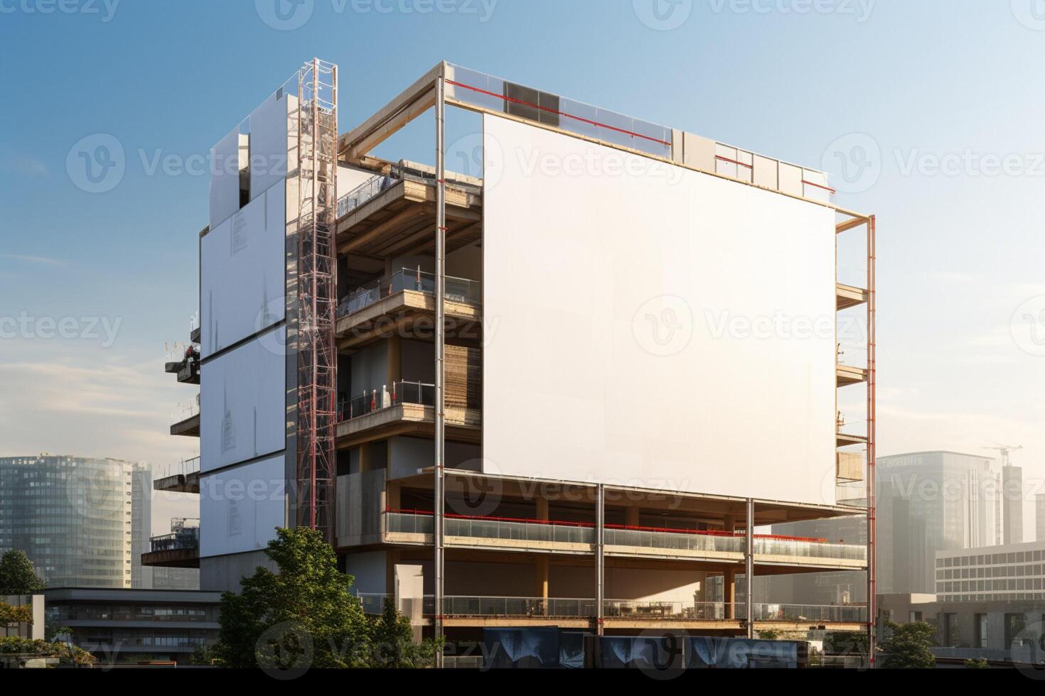 AI generated Project planning perfection Scaffold and building mock up ...