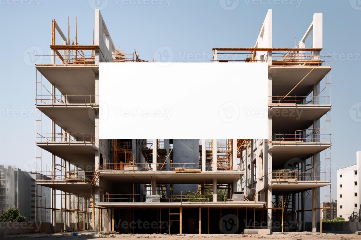 AI generated Project planning perfection Scaffold and building mock up ...