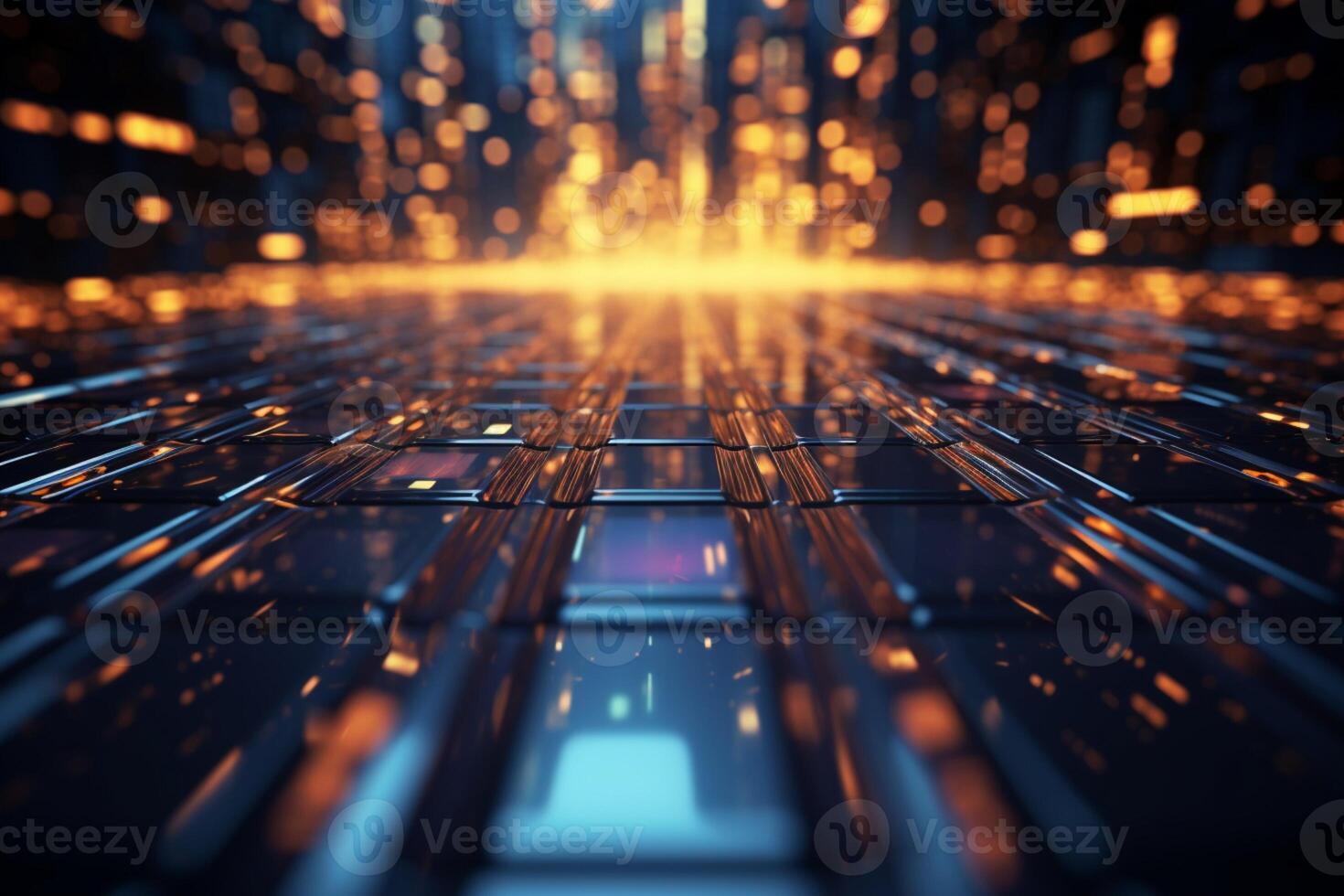 AI generated Futuristic tech vista global connections in a transformed ... AI generated Futuristic tech vista global connections in a transformed ...