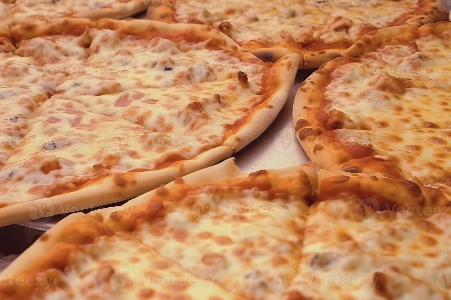 AI generated Many different types of pizza. Neural network AI generated ...