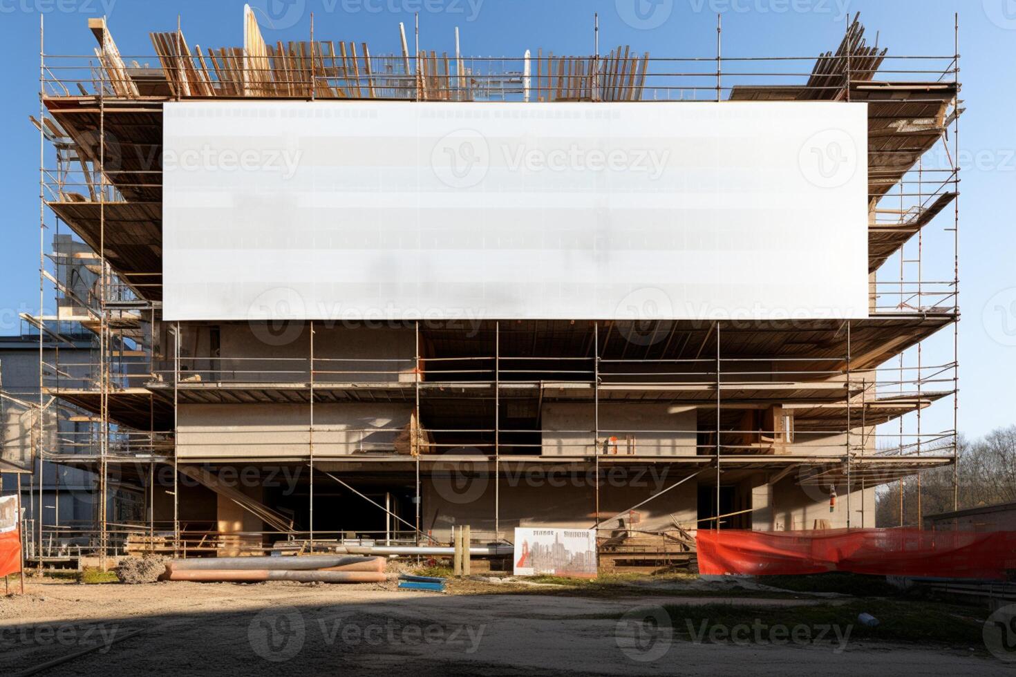 AI generated Project planning perfection Scaffold and building mock up ...