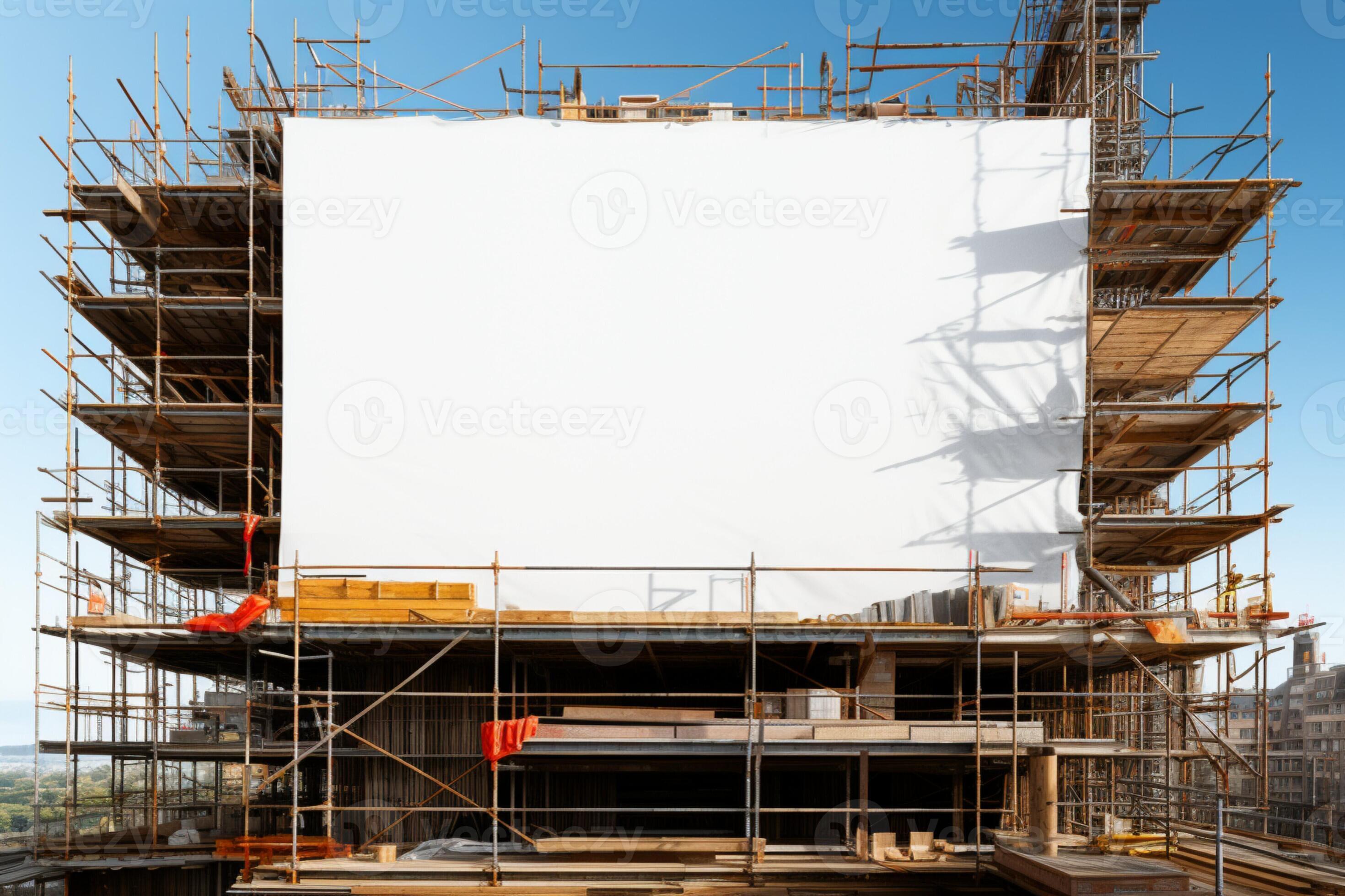 AI generated Project planning perfection Scaffold and building mock up ...