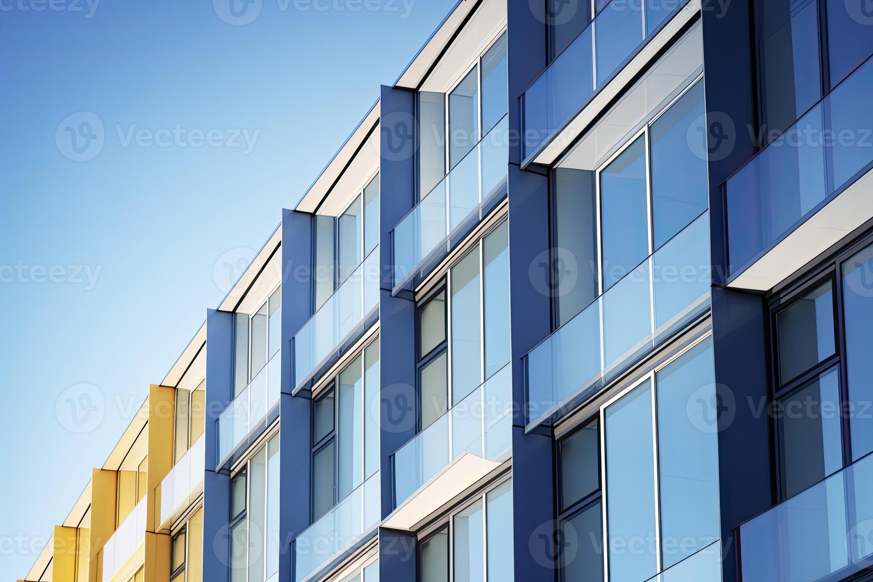 AI generated Abstract Architecture and modern facade. AI Generated ...