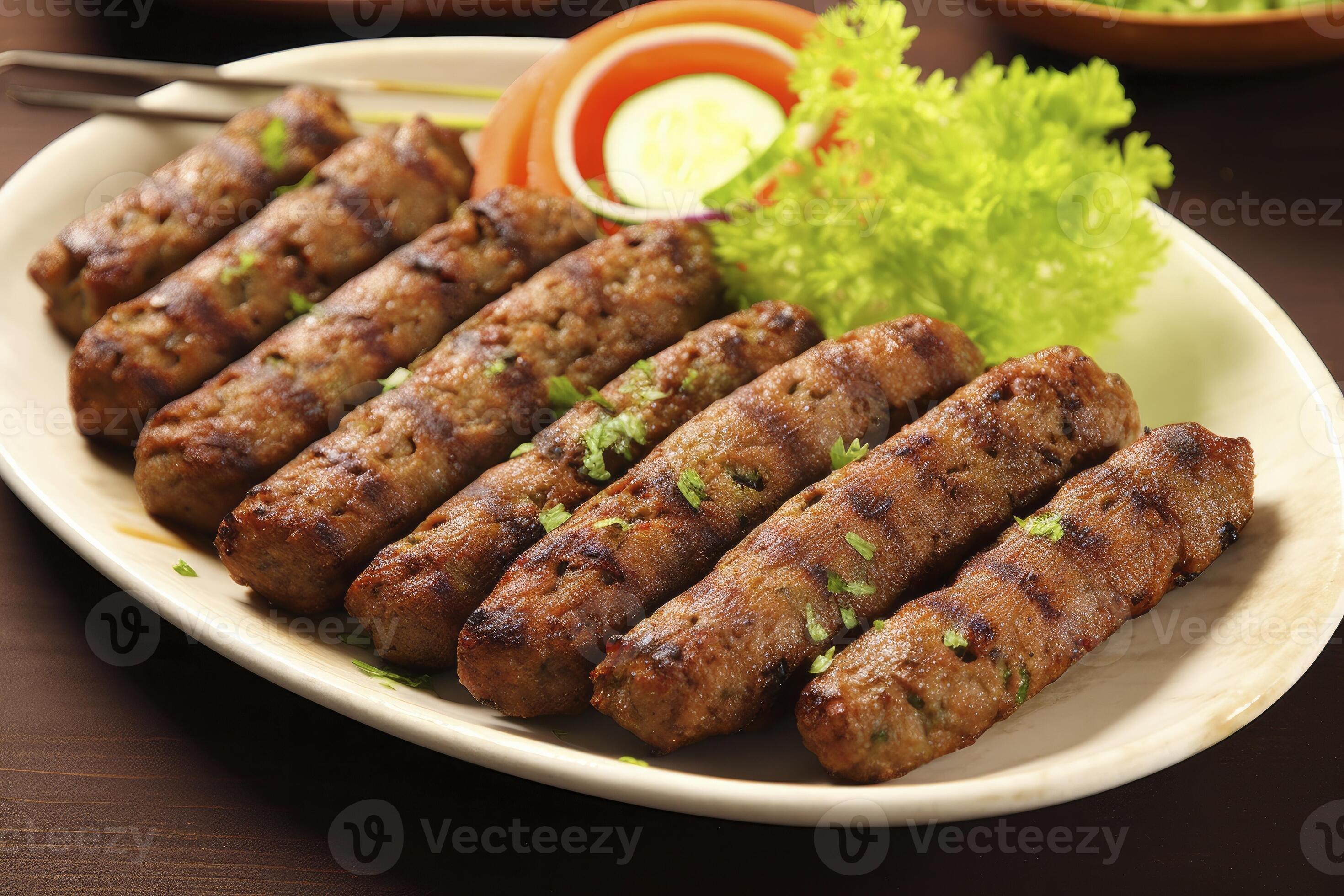 AI generated Tasty seekh kabab. AI Generated. 36017837 Stock Photo at ...