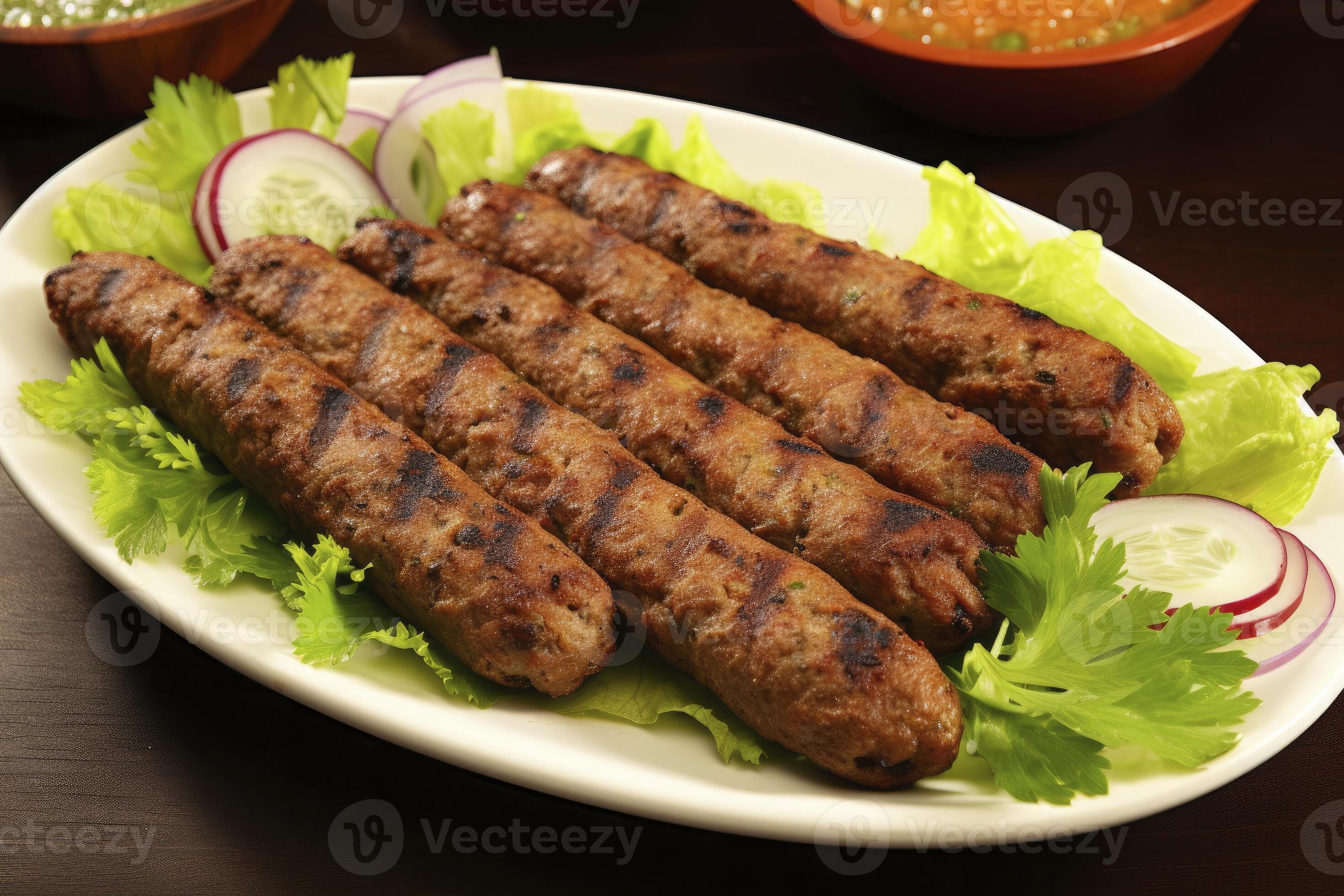 AI generated Tasty seekh kabab. AI Generated. 36017924 Stock Photo at ...