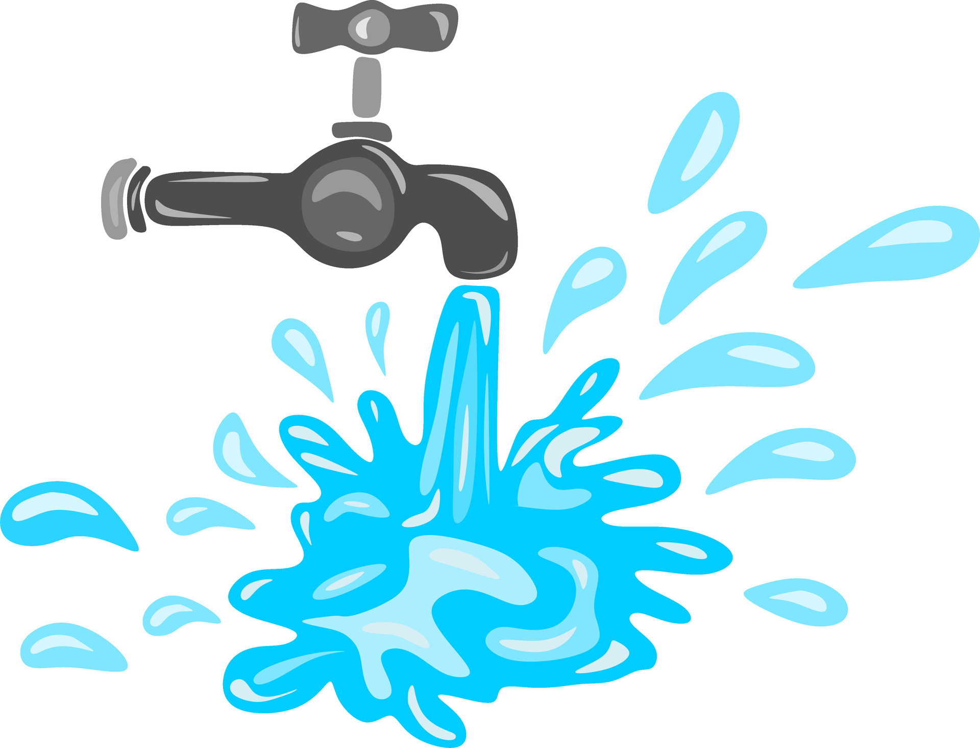 Abstract Cartoon Illustration Illustration Of Splash Water On The