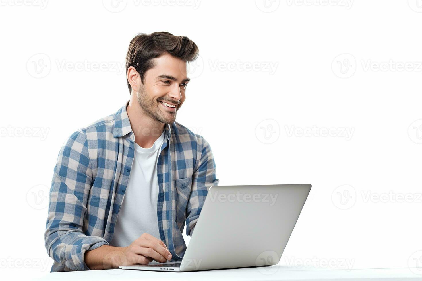 Happy Man With Laptop Stock Photos, Images and Backgrounds for Free ...