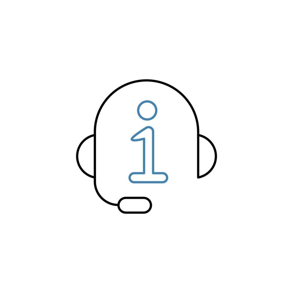 Support concept line icon. Simple element illustration. Support concept outline symbol design ...