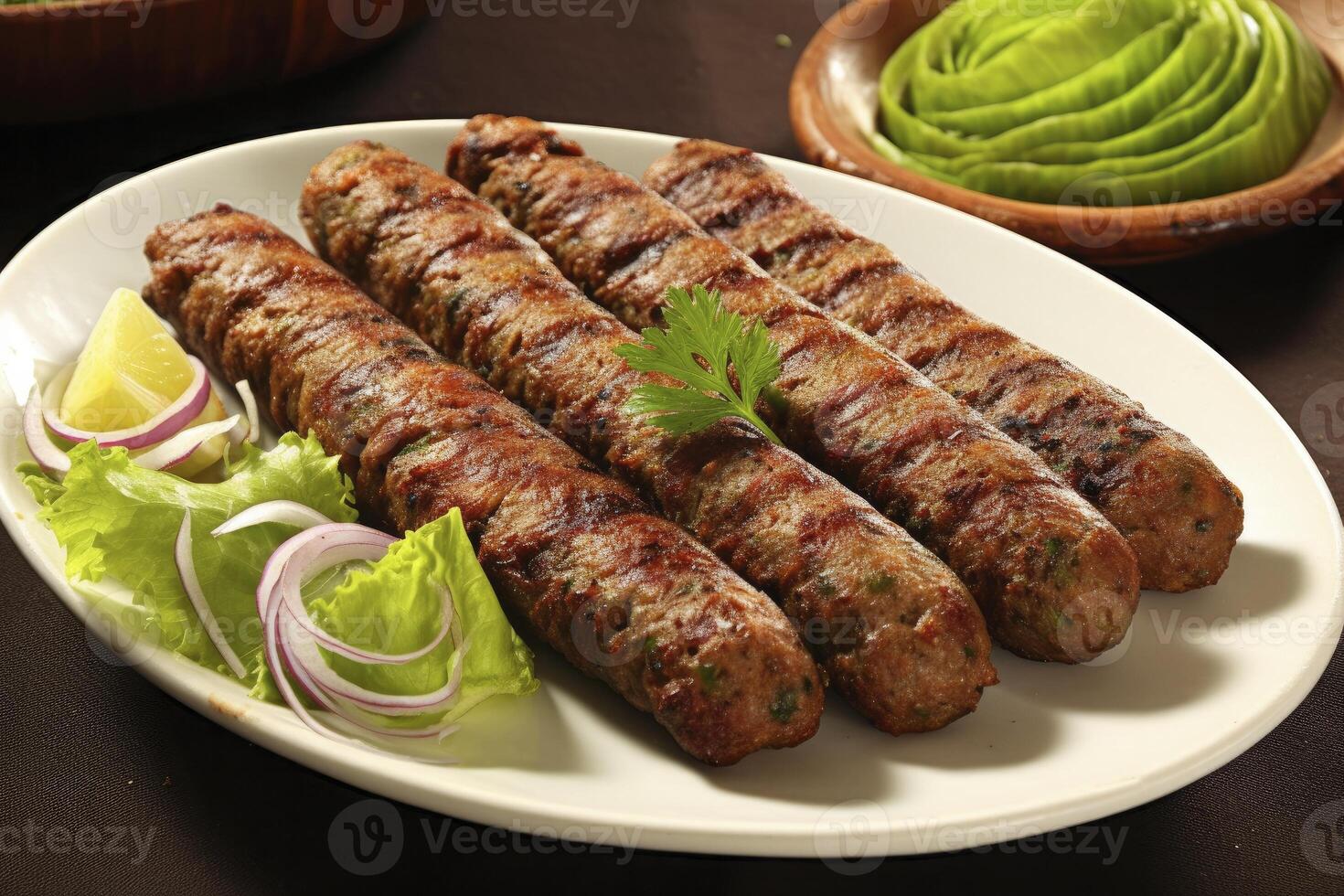 AI generated Tasty seekh kabab. AI Generated. 36022861 Stock Photo at ...
