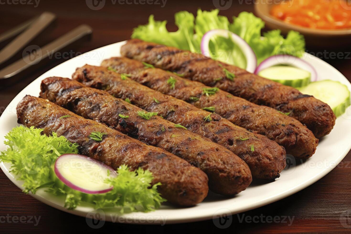 AI generated Tasty seekh kabab. AI Generated. 36022863 Stock Photo at ...