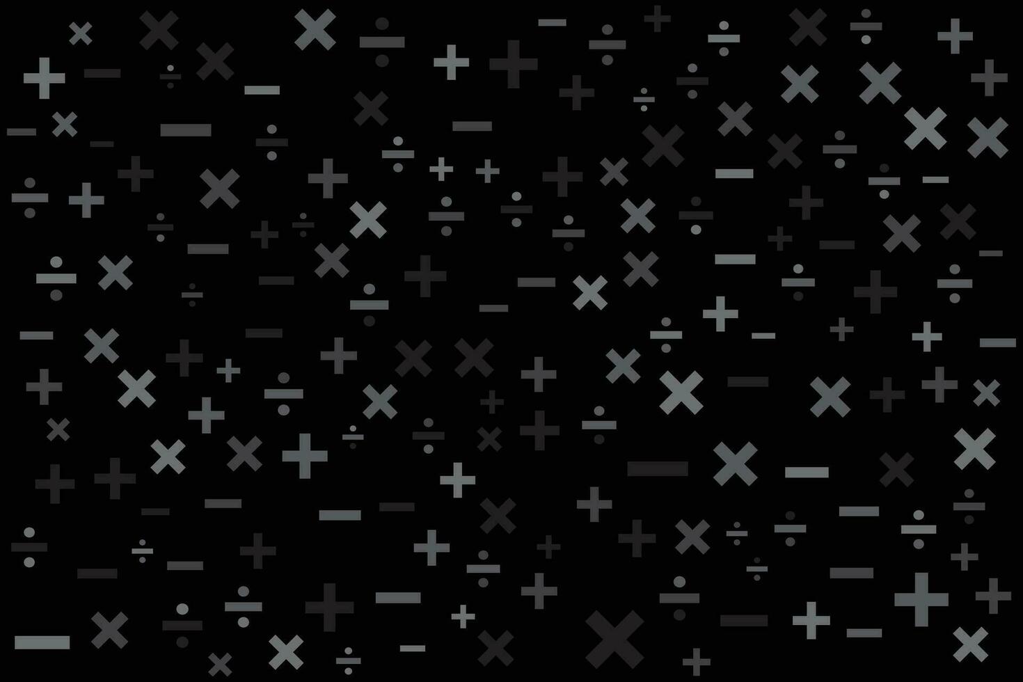 Mathematical symbols seamless pattern background 36024475 Vector Art at ...