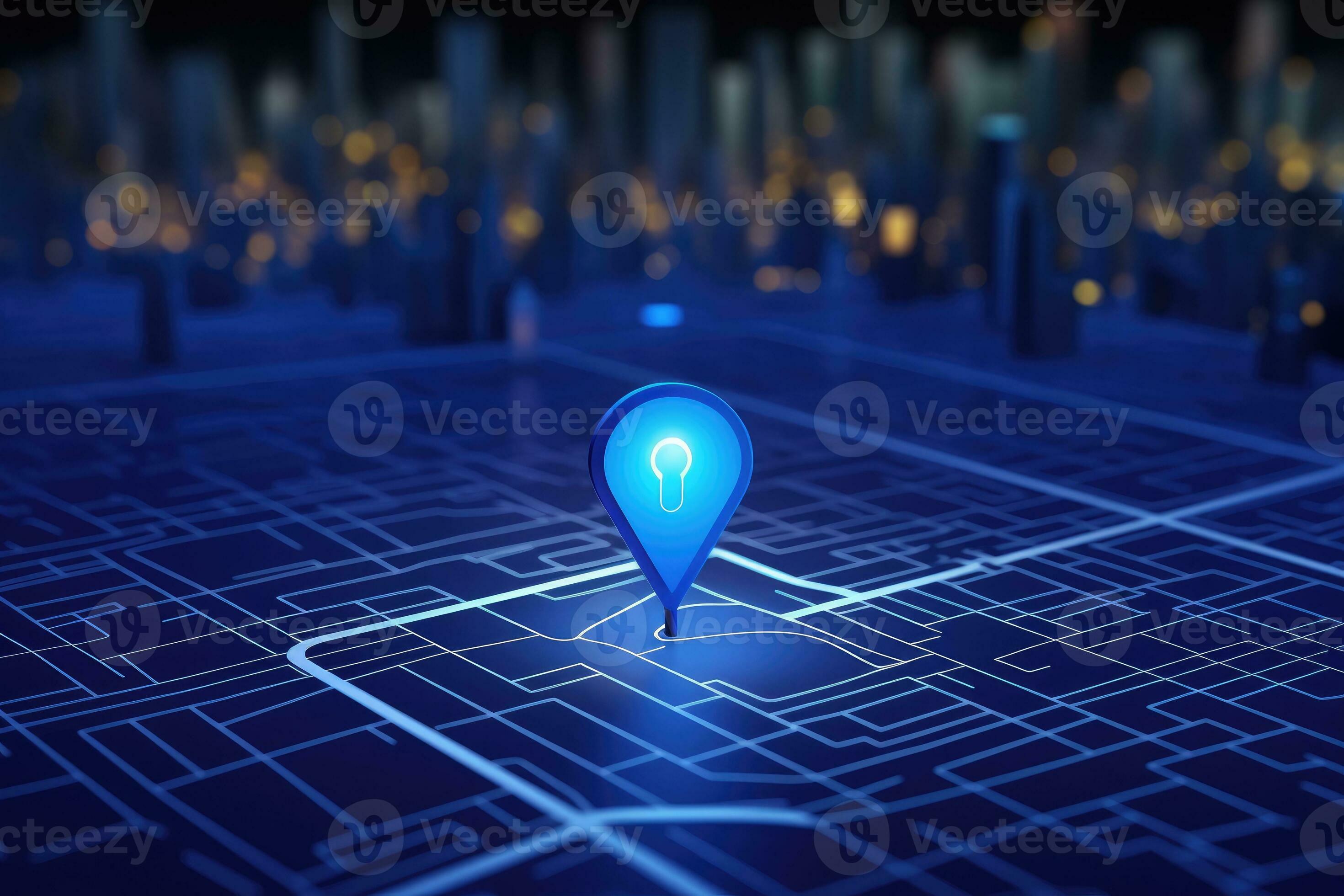 AI generated pin location icon for navigation or map, Generative Ai 36026358 Stock Photo at Vecteezy