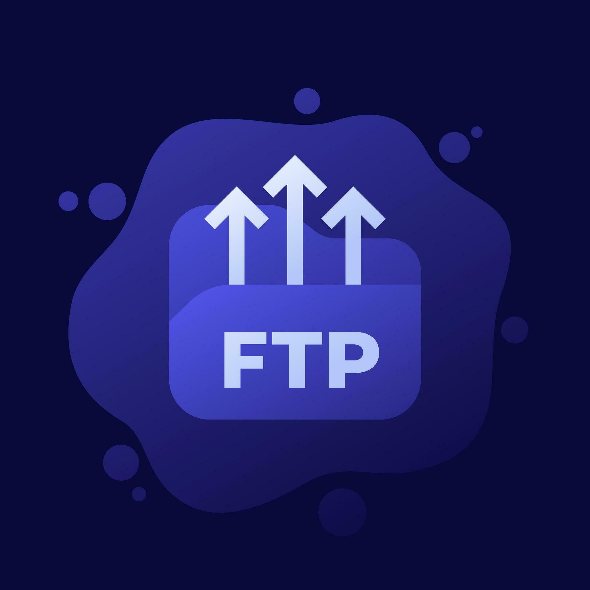 ftp, upload to server icon, vector design 36031921 Vector Art at Vecteezy
