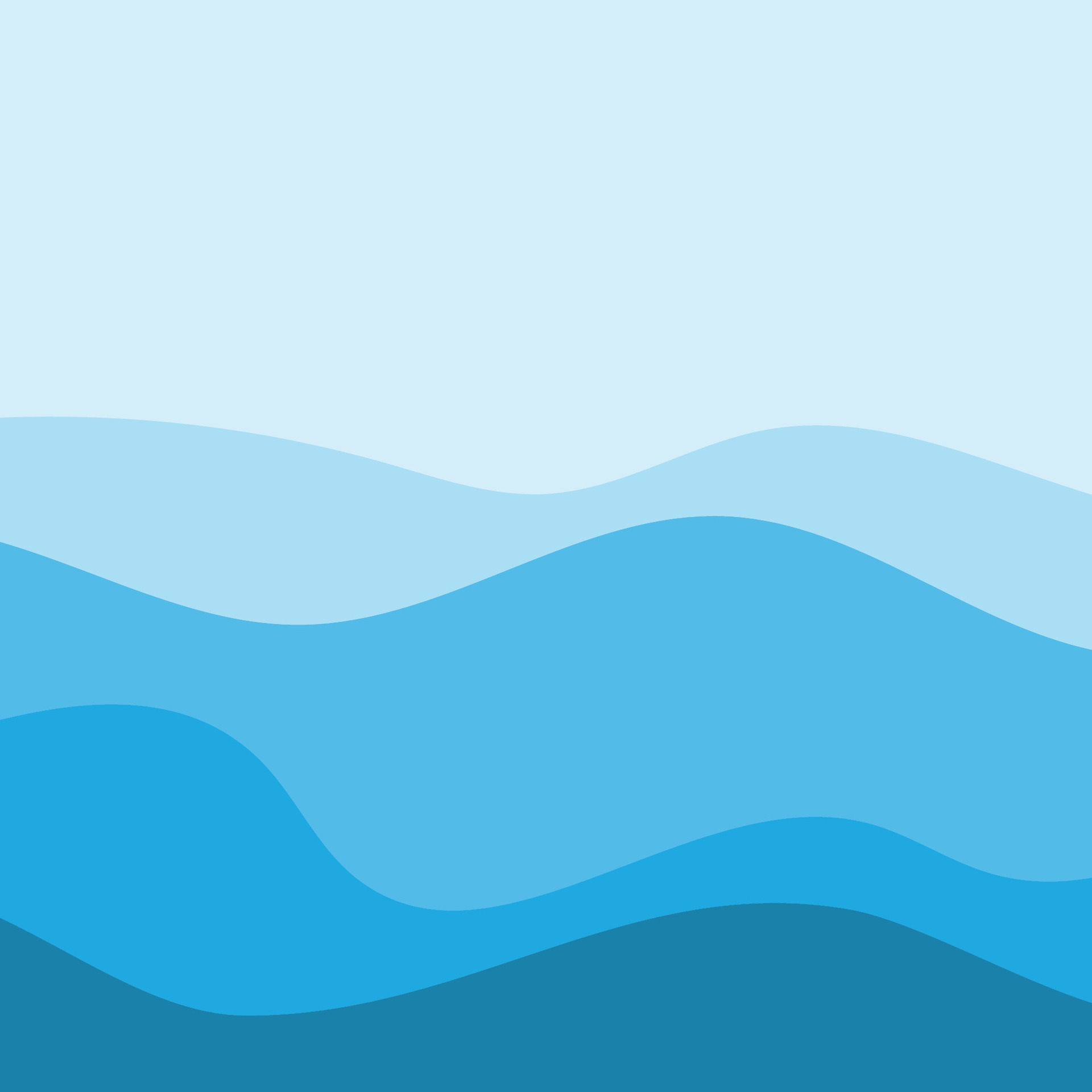 Water Wave Background Design, Abstract Vector Blue Ocean Walpaper ...
