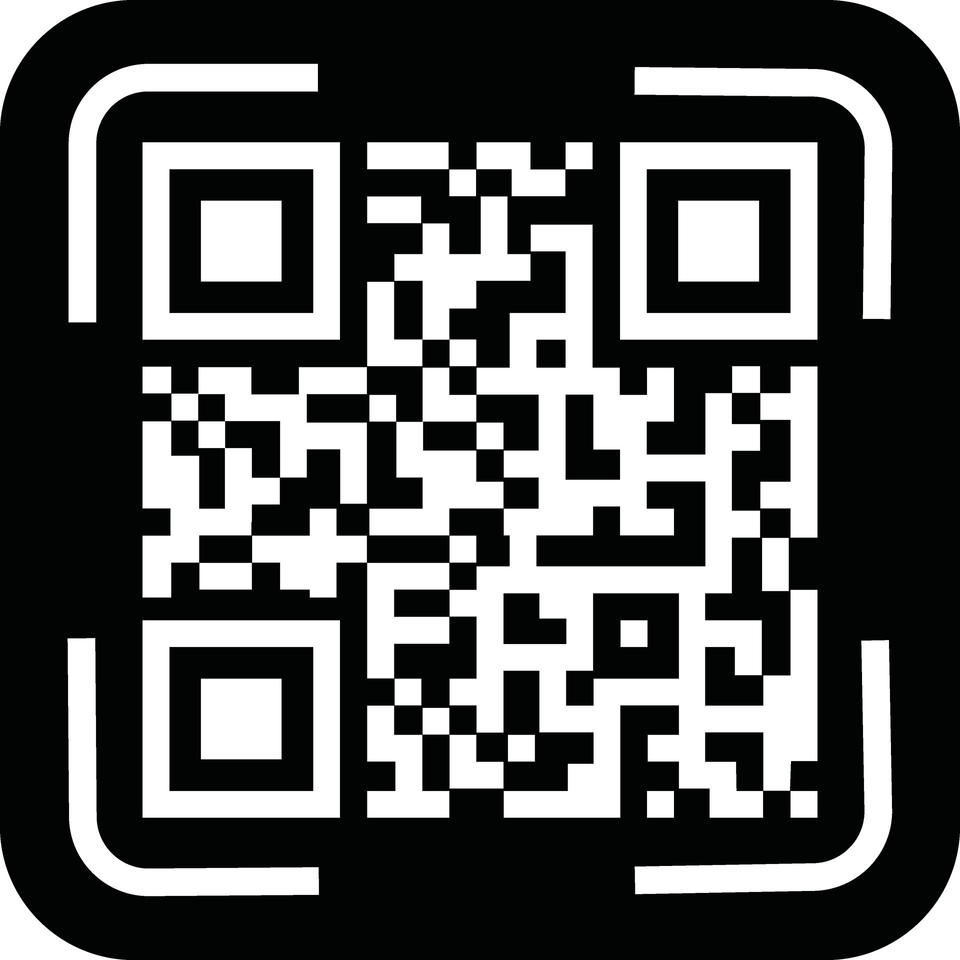 Scan QR code icon in flat. Digital scanning code. isolated on QR code ...