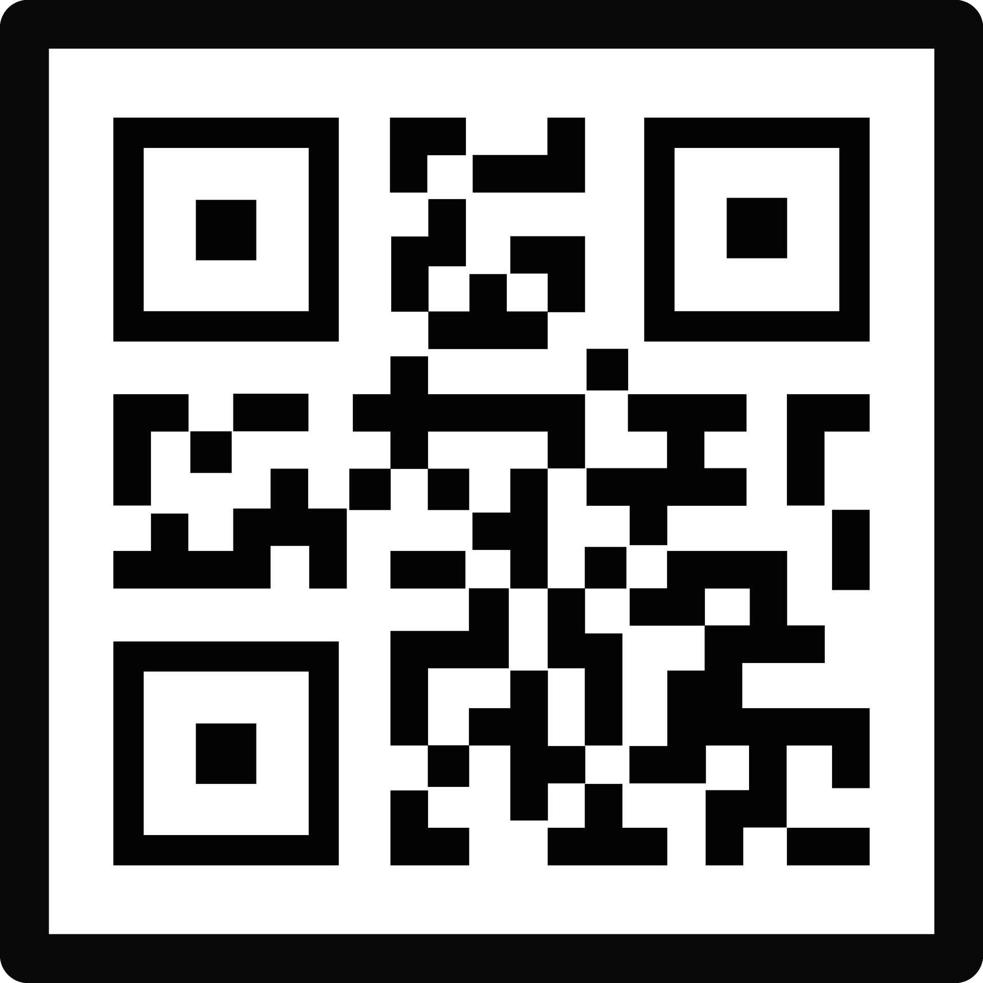 Scan QR code icon in flat. Digital scanning code. isolated on QR code ...