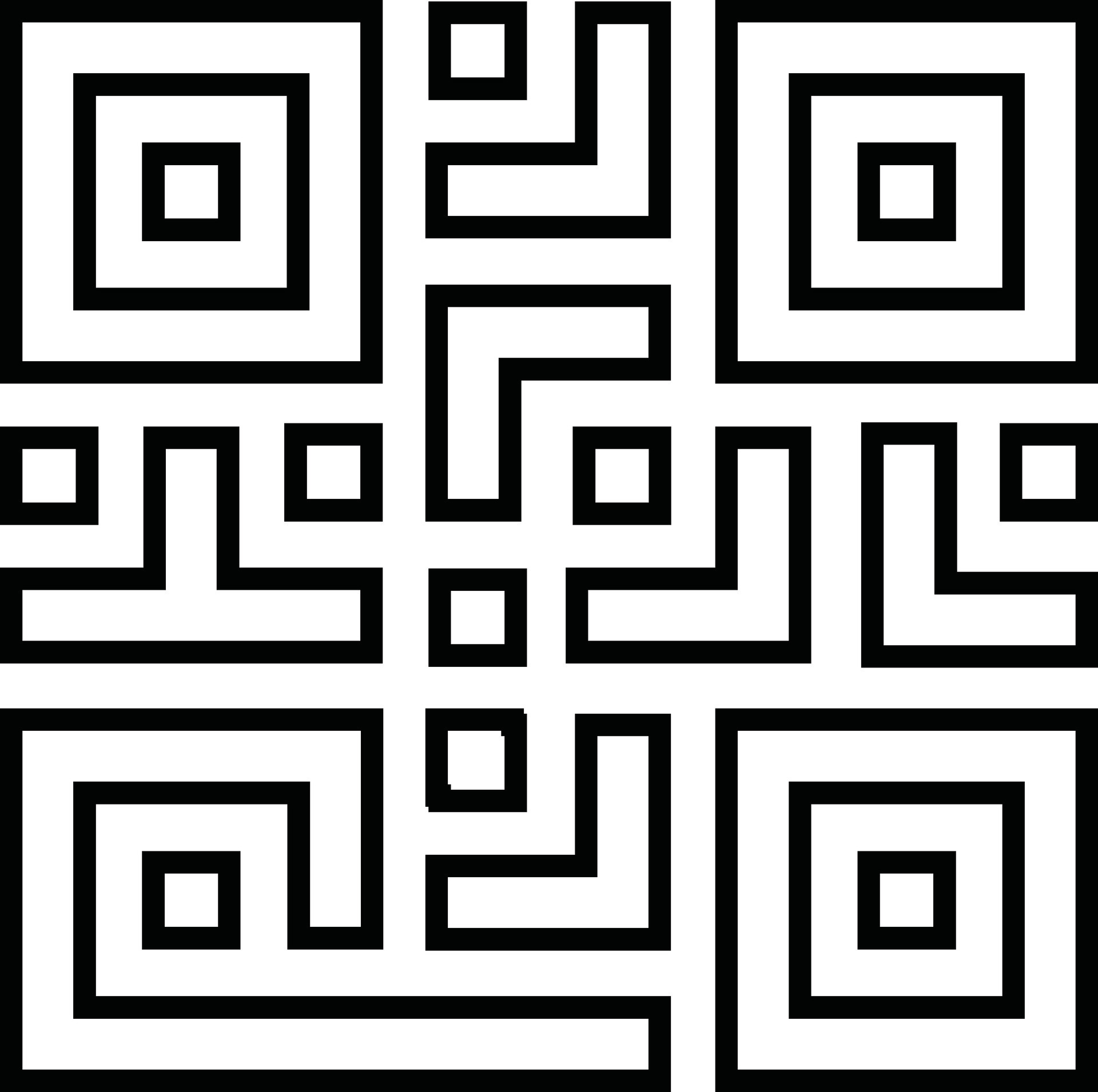 Scan QR code icon in flat. Digital scanning code. isolated on QR code ...