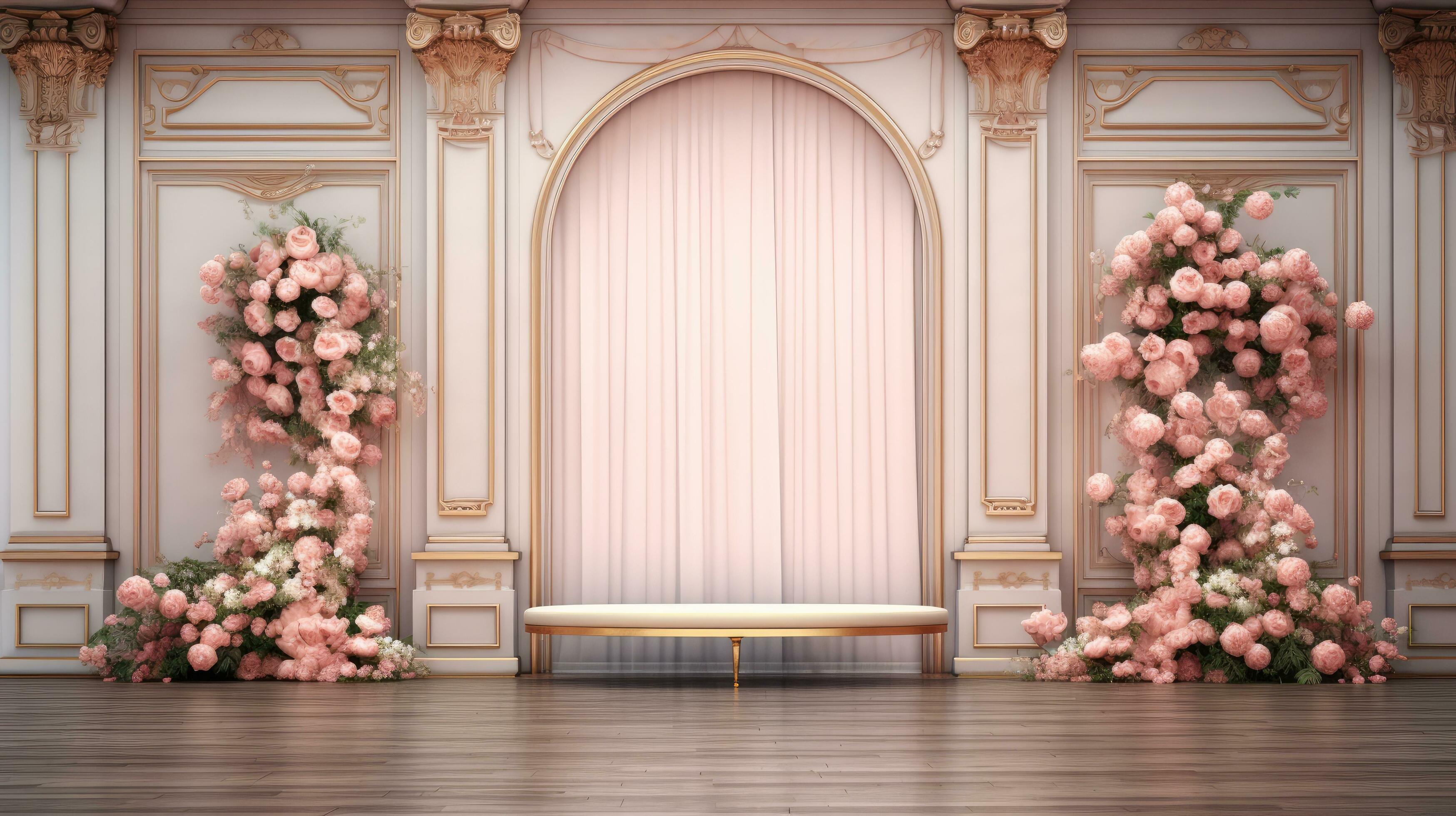 AI generated Classic wedding background design for your project ...