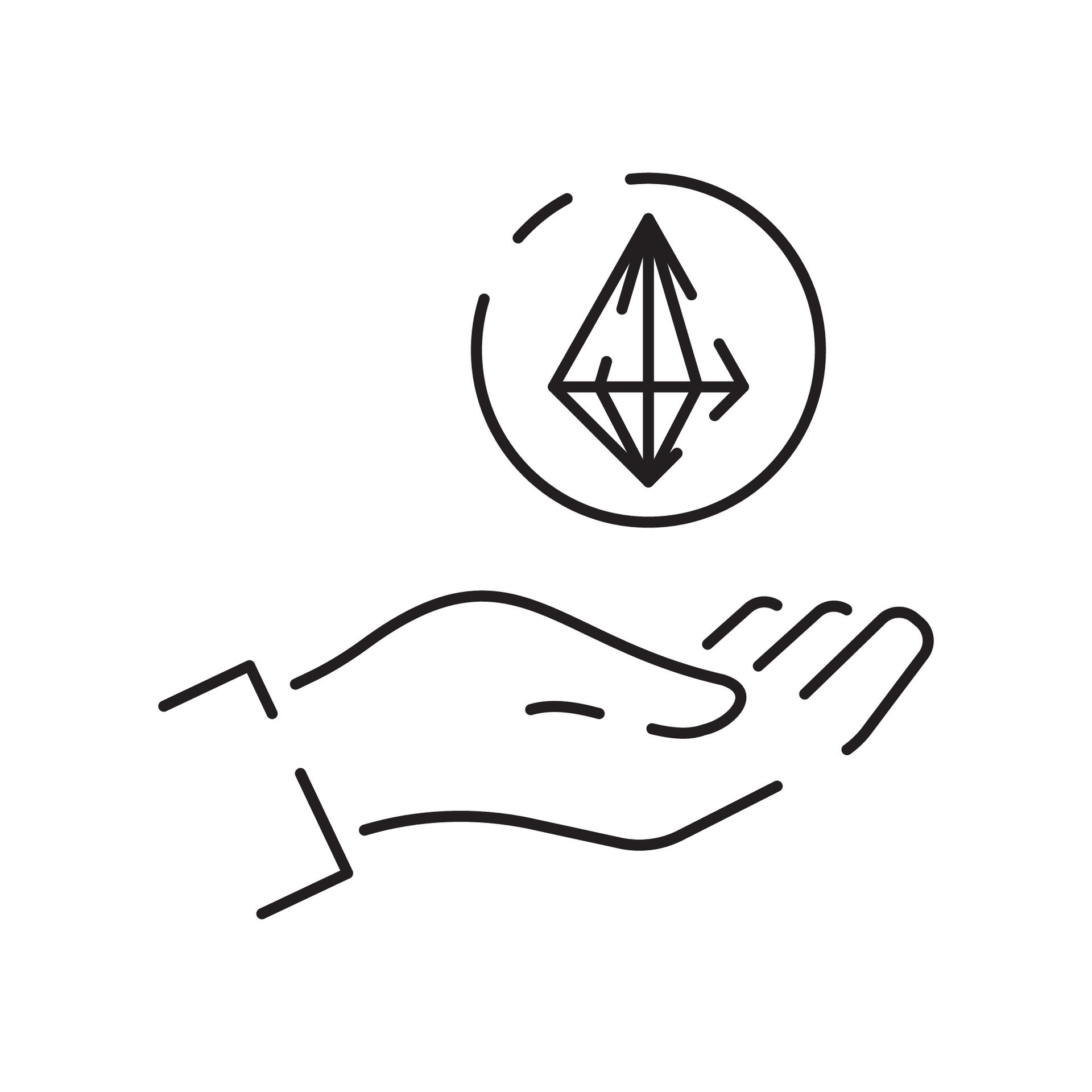 Blockchain Vector Line Icon Or Design Element In Outline Style 36044784 Vector Art At Vecteezy