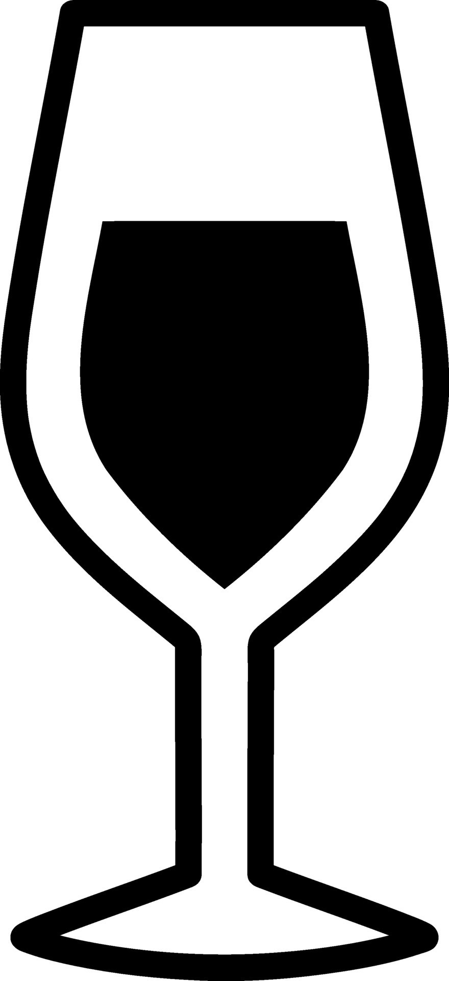 Wine Glass Toast Icon Stencil Beer Drink 36044922 Vector Art At Vecteezy