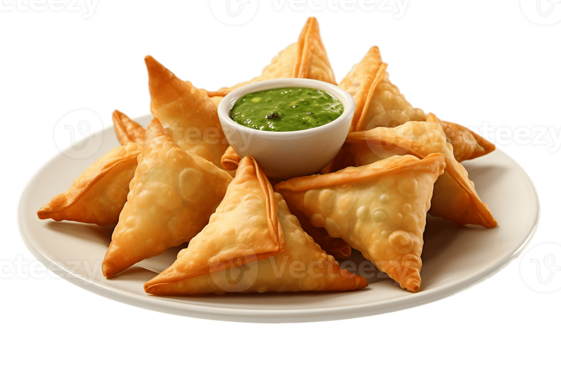 AI generated Samosa on Transparent Background. AI 36048657 PNG