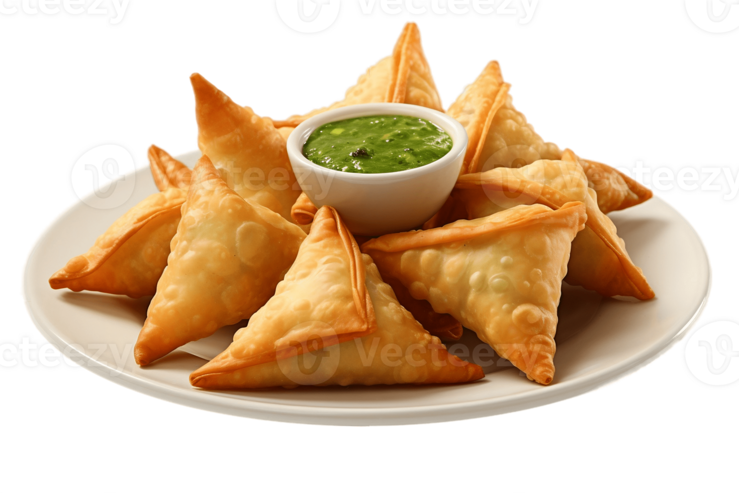 AI generated Samosa on Transparent Background. AI 36048657 PNG