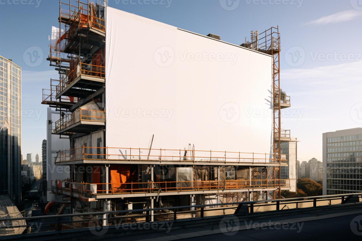 AI generated Project planning perfection Scaffold and building mock up ...