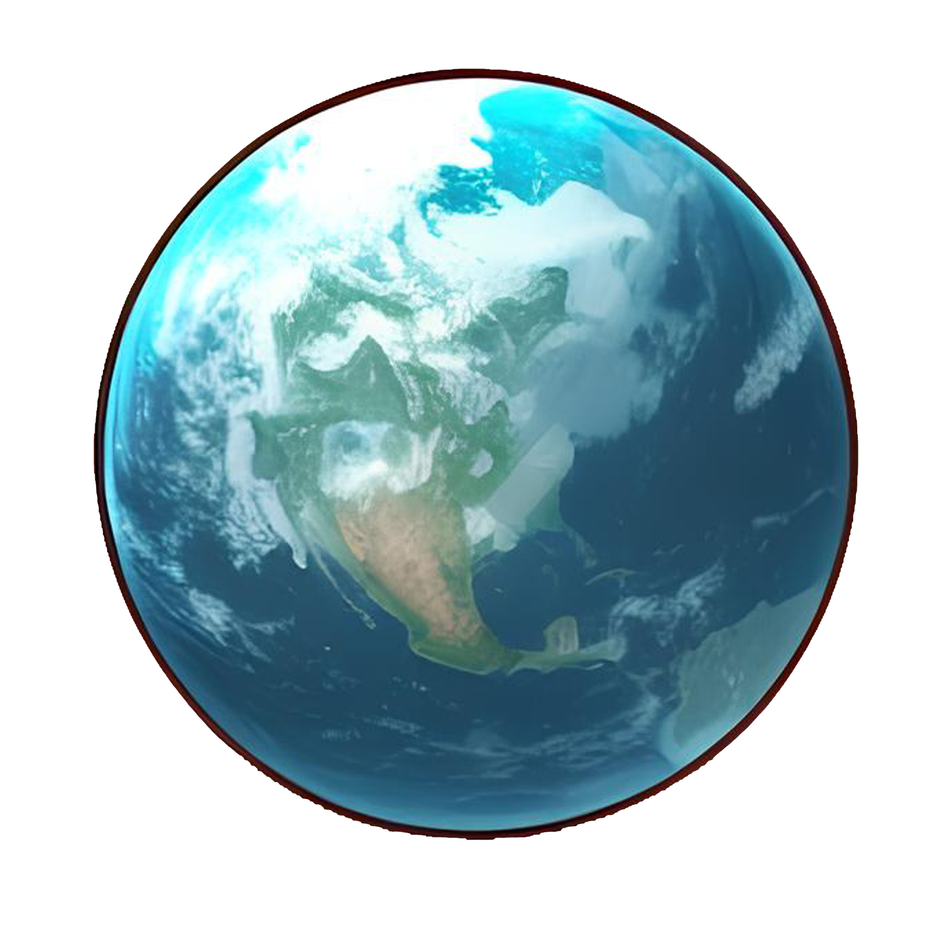 AI generated planet earth and space - planet cartoon on transparent ...