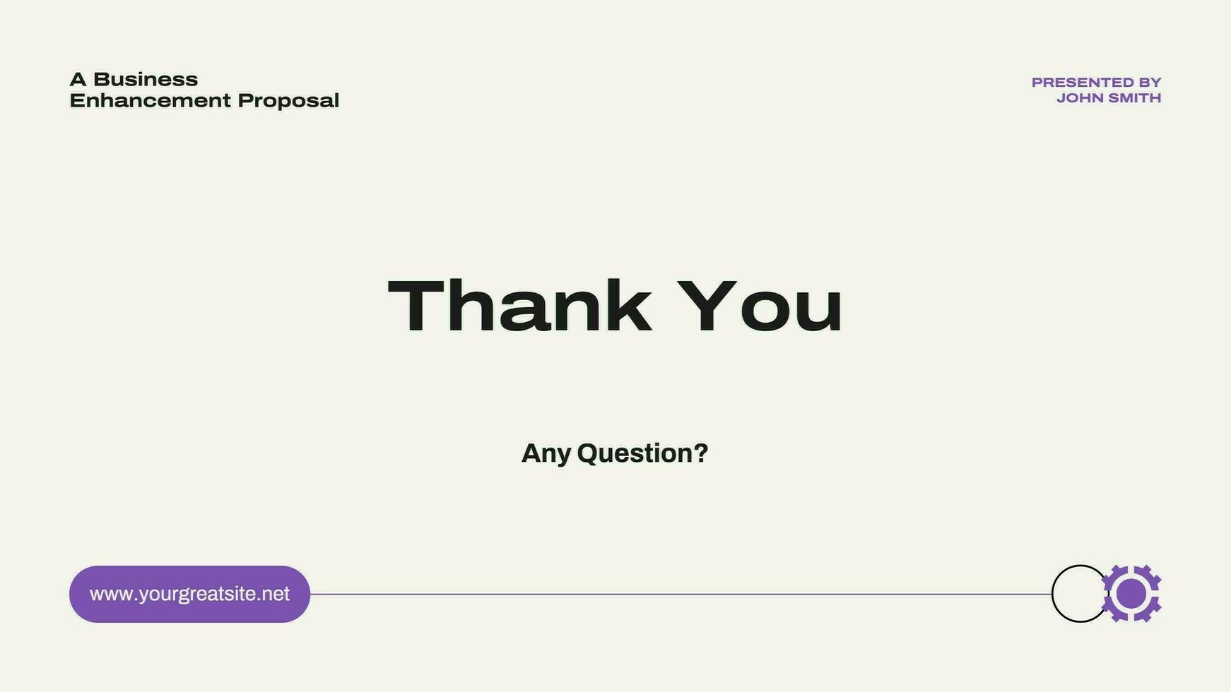 A Business Enhancement Proposal Presentation 36055034 Template