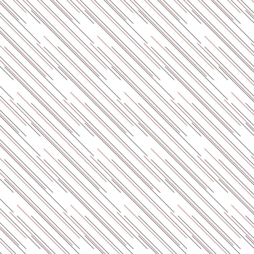 Modern Abstract Simple Seamlees Black And Red Color Daigonal Halfline