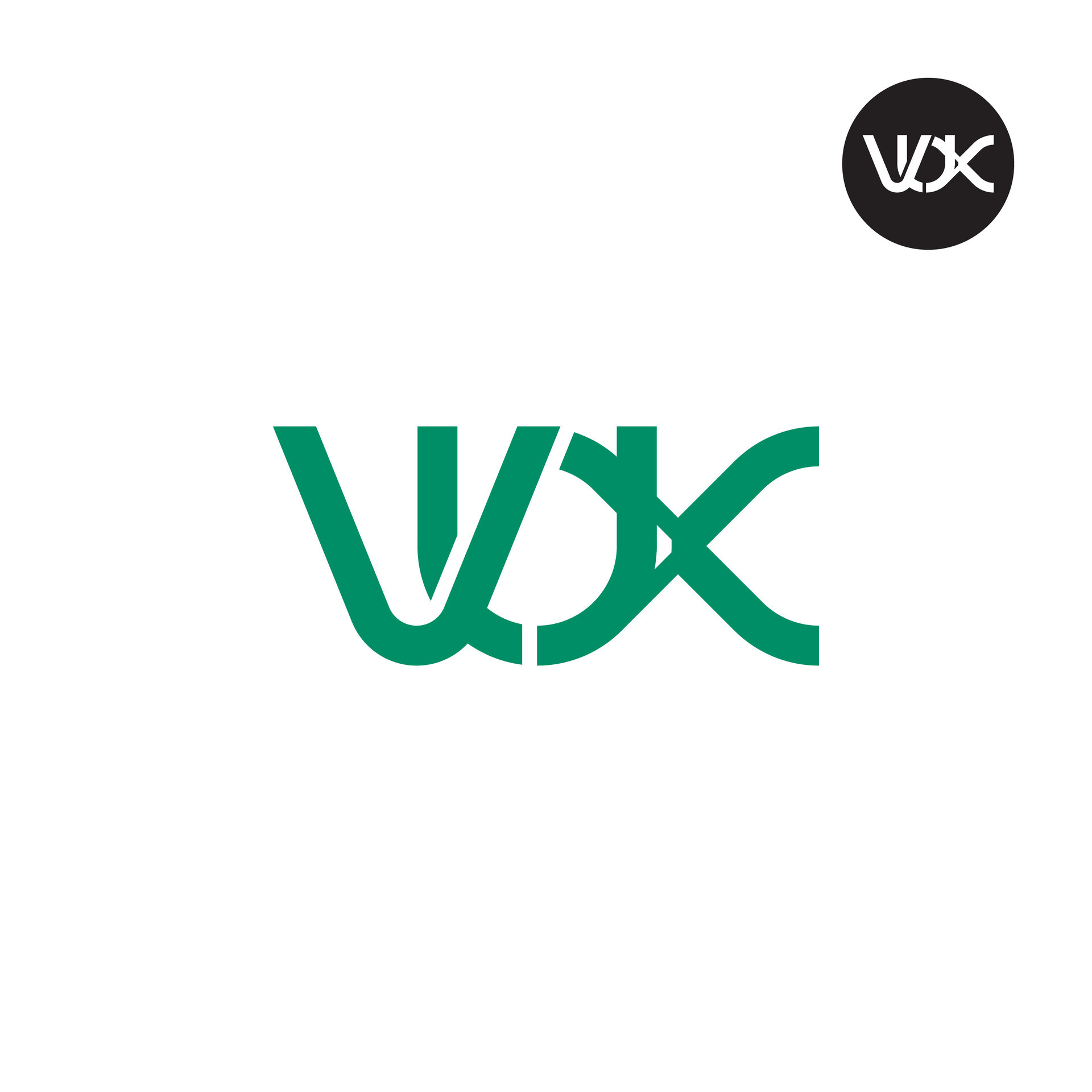 Letter VUX Monogram Logo Design 36059303 Vector Art at Vecteezy