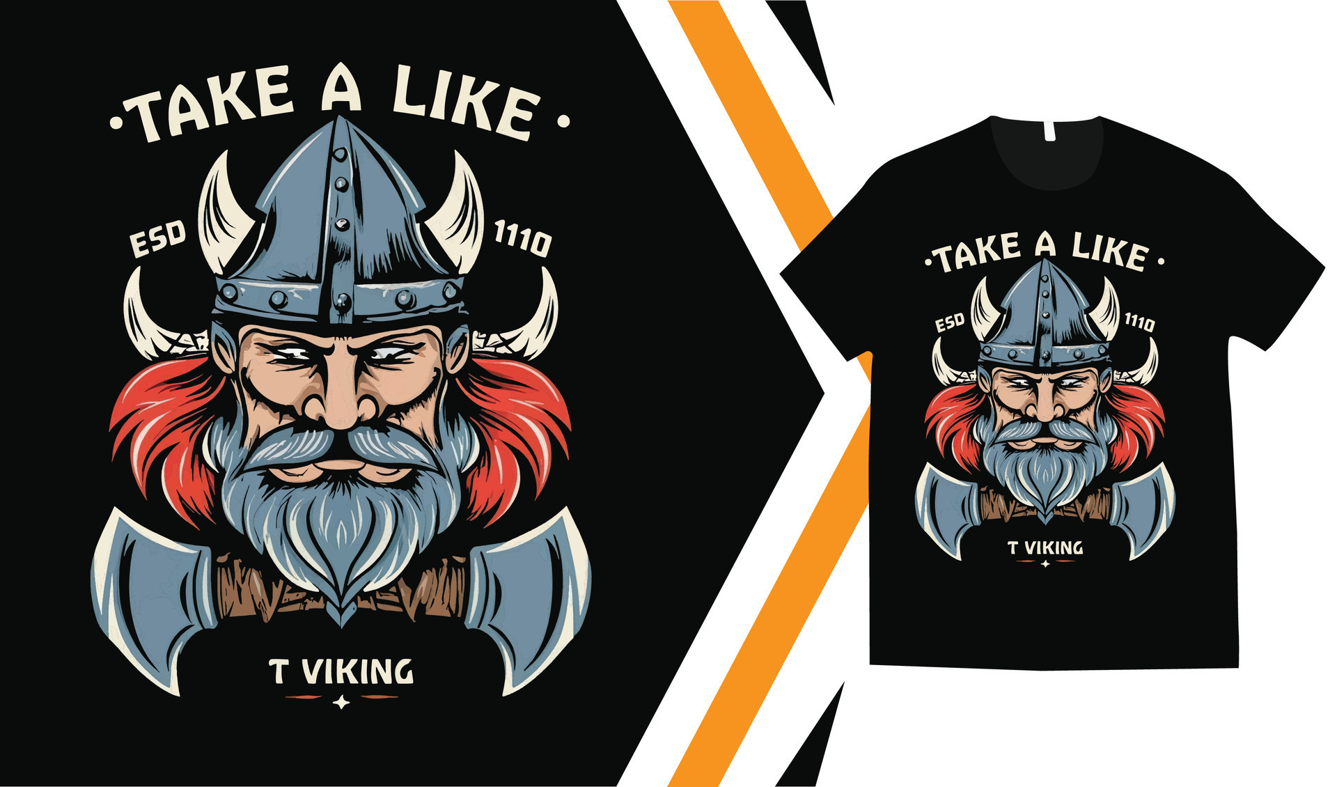 Viking T-Shirt Design, Custom vikings t-shirt Graphics, Viking Warriors tshirt, apparel custom ...