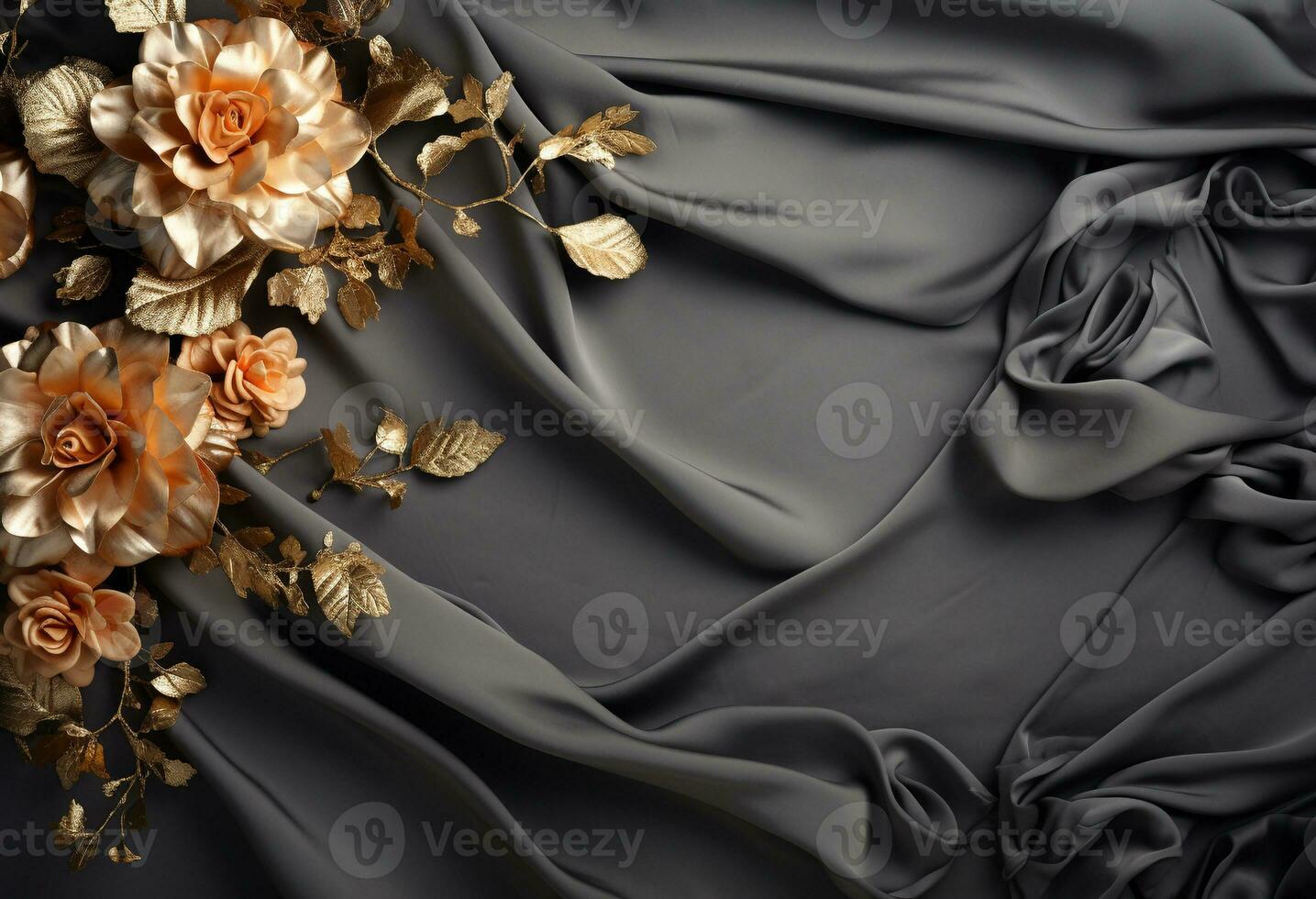 AI generated Luxury fabric background with copy space 36065499 Stock ...
