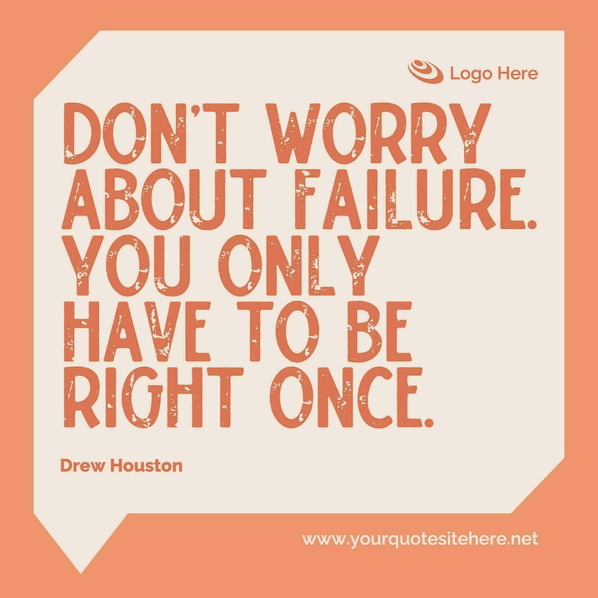 Peach Fuzz Motivational Business Quotes for LinkedIn Post 36067111 Template