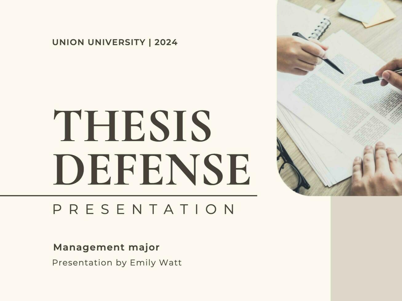 Minimalist Thesis Defense Presentation 36068151 Template Minimalist Thesis Defense Presentation 36068151 Template