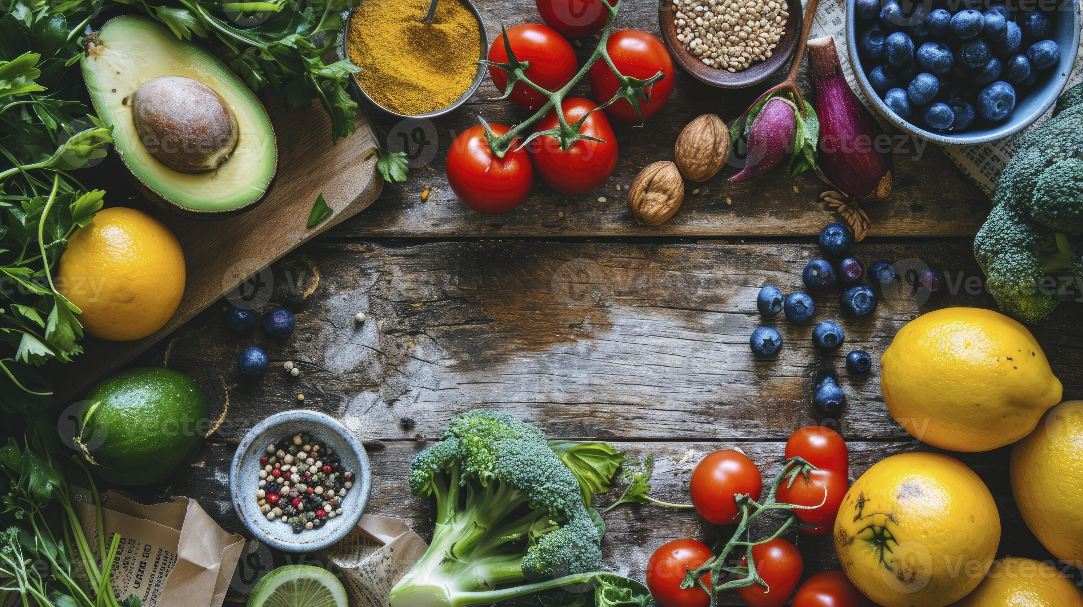 AI generated Healthy food background 36068883 Stock Photo at Vecteezy