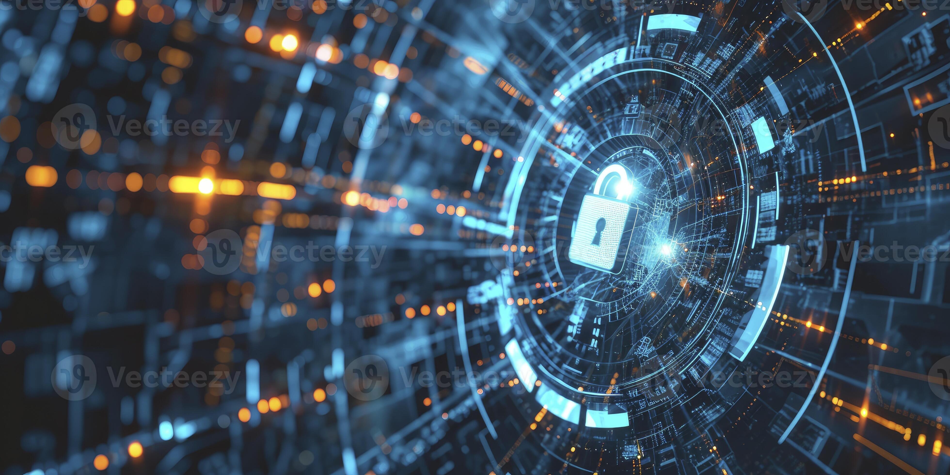 Ai Generated Cyber Security Data Protection Information Privacy Antivirus Virus Defence Internet