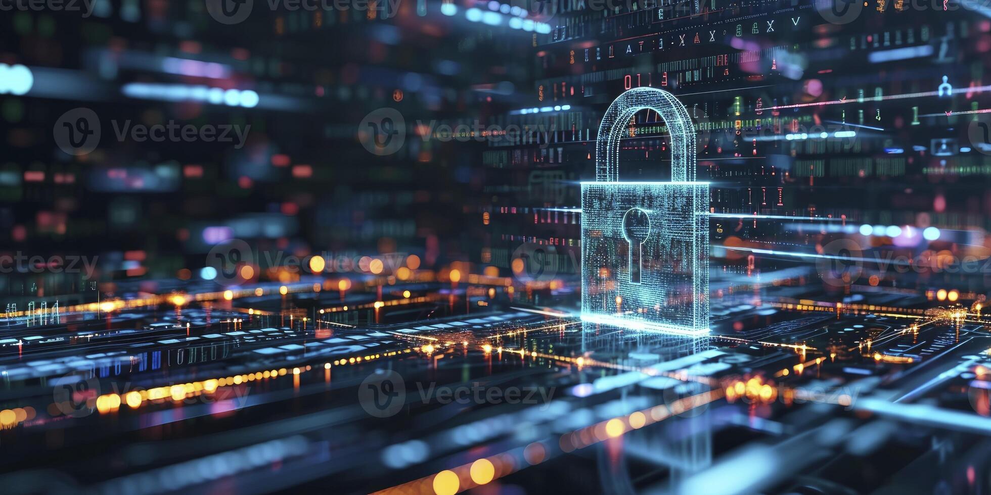 Ai Generated Cyber Security Data Protection Information Privacy Antivirus Virus Defence Internet