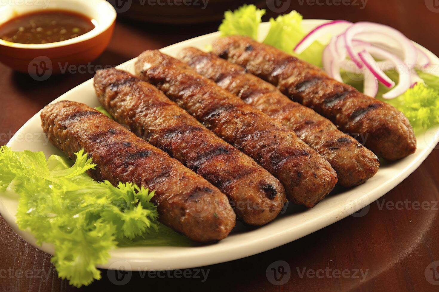AI generated Tasty seekh kabab. AI Generated. 36074464 Stock Photo at ...