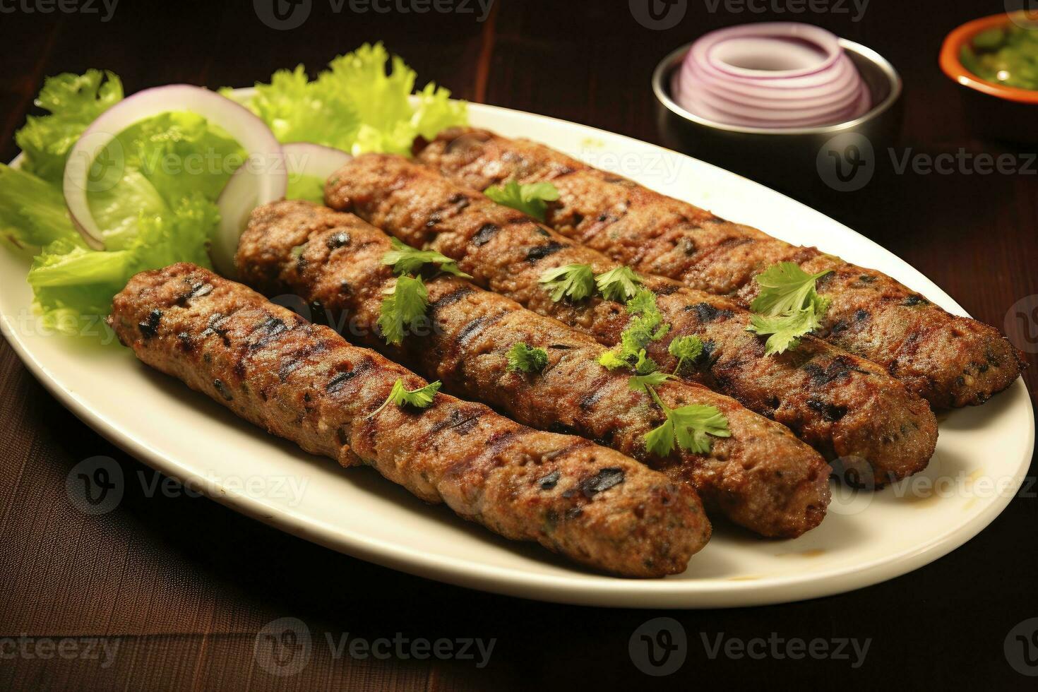 AI generated Tasty seekh kabab. AI Generated. 36074469 Stock Photo at ...