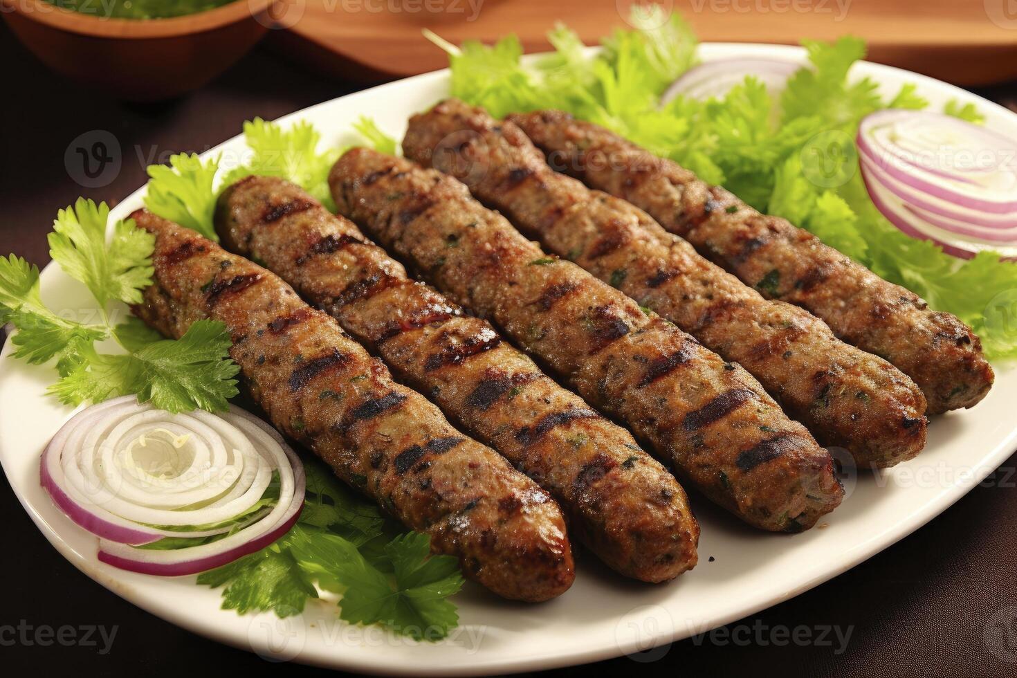 AI generated Tasty seekh kabab. AI Generated. 36074473 Stock Photo at ...