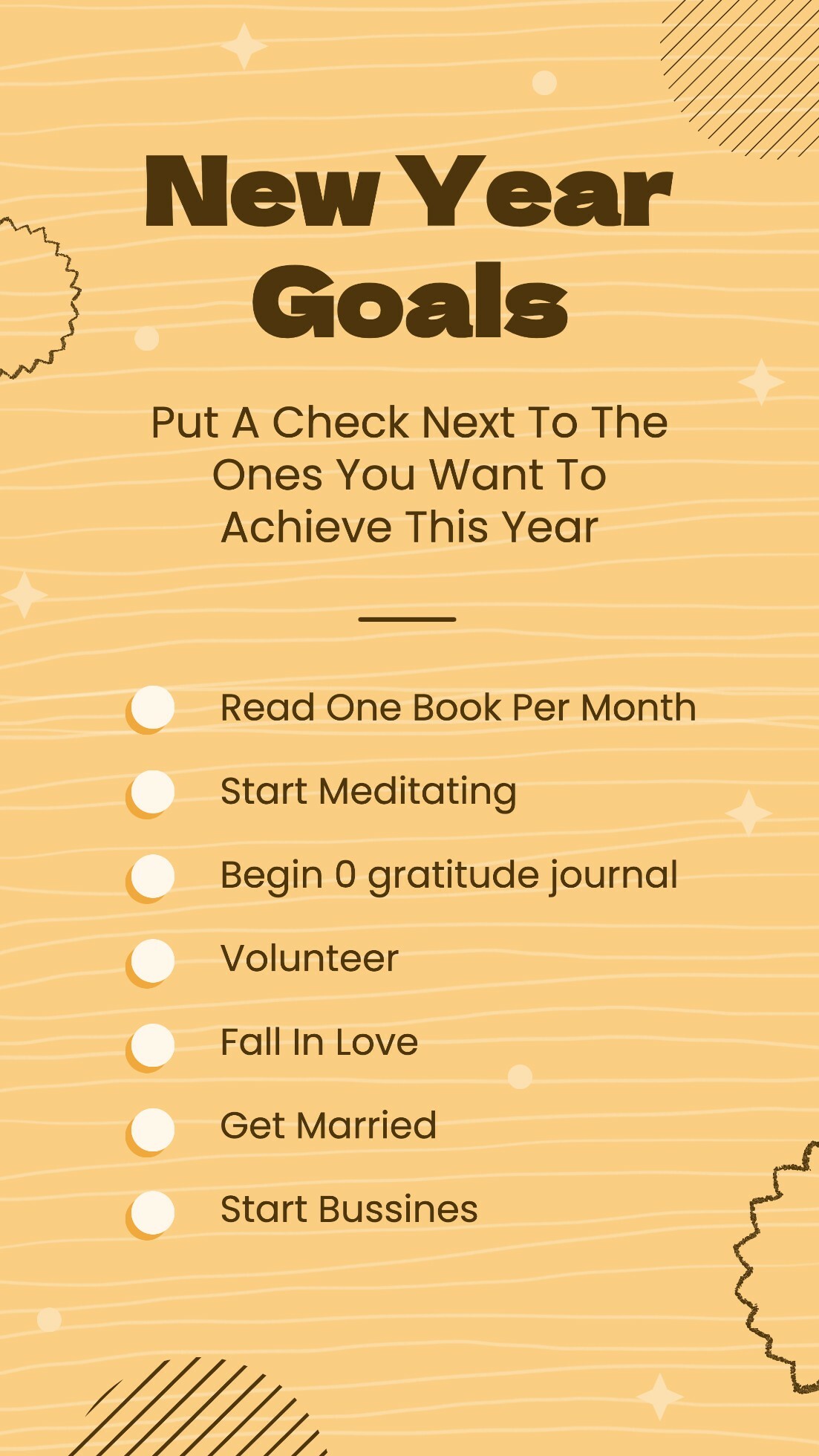 New Year Goals Instagram Story 36075111 Template