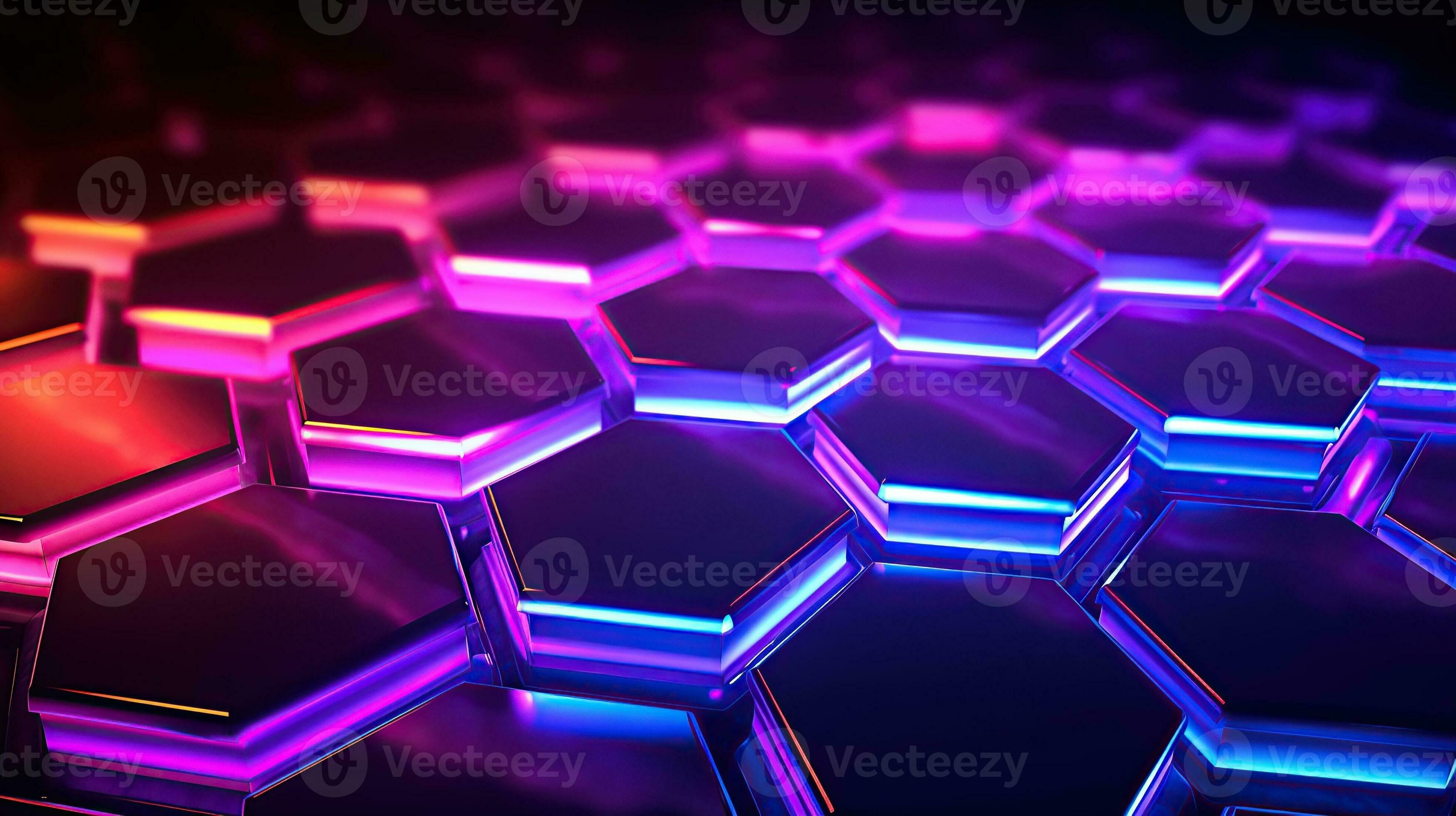 AI generated Hexagon with hexagon background Generative AI 36082068 ...