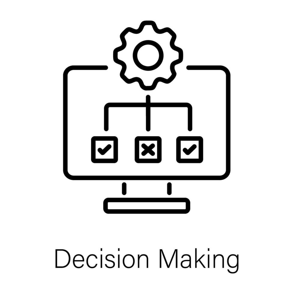 Trendy Decision Making 36083181 Vector Art At Vecteezy